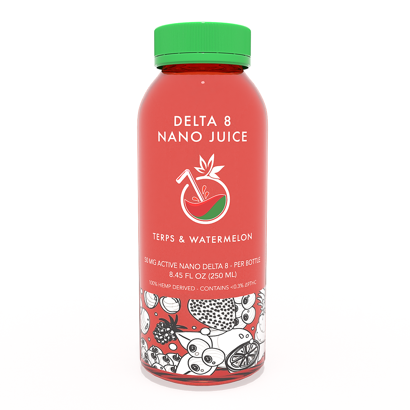 Do Eight: Do Eight Nano Juice - 50 MG Delta 8 - Watermelon | Leafly