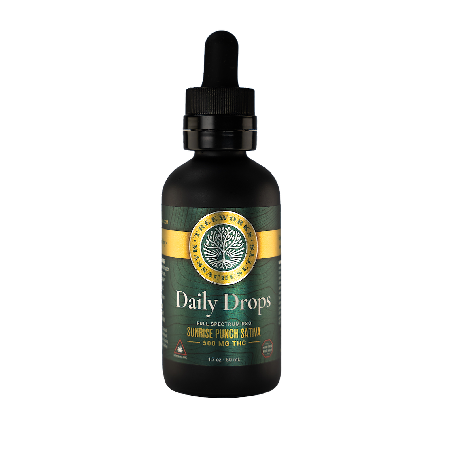 Treeworks: Daily Drops Tincture 500mg | Leafly