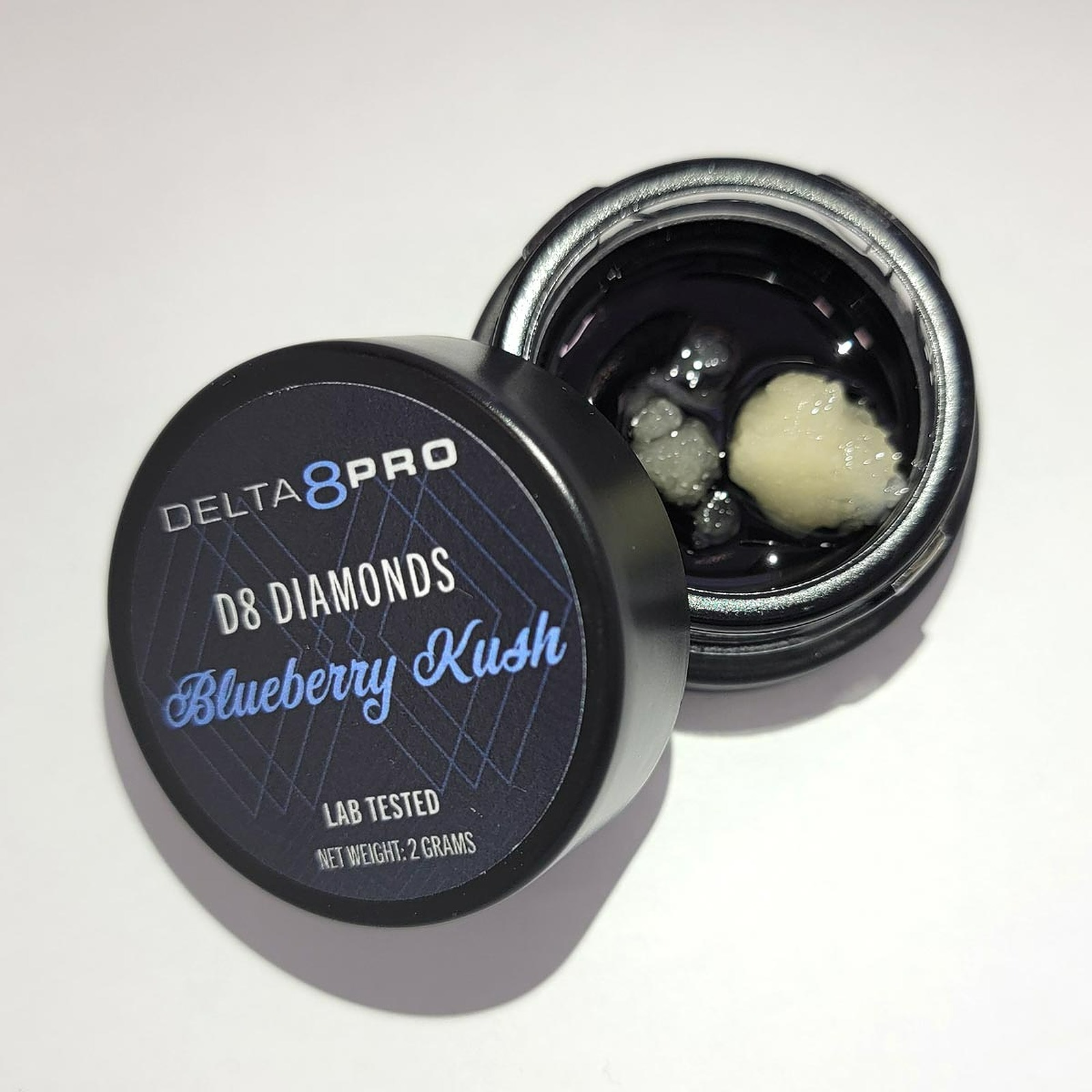 Delta 8 Pro: Delta 8 THC Sauce & Diamonds 2g Blueberry Kush | Leafly