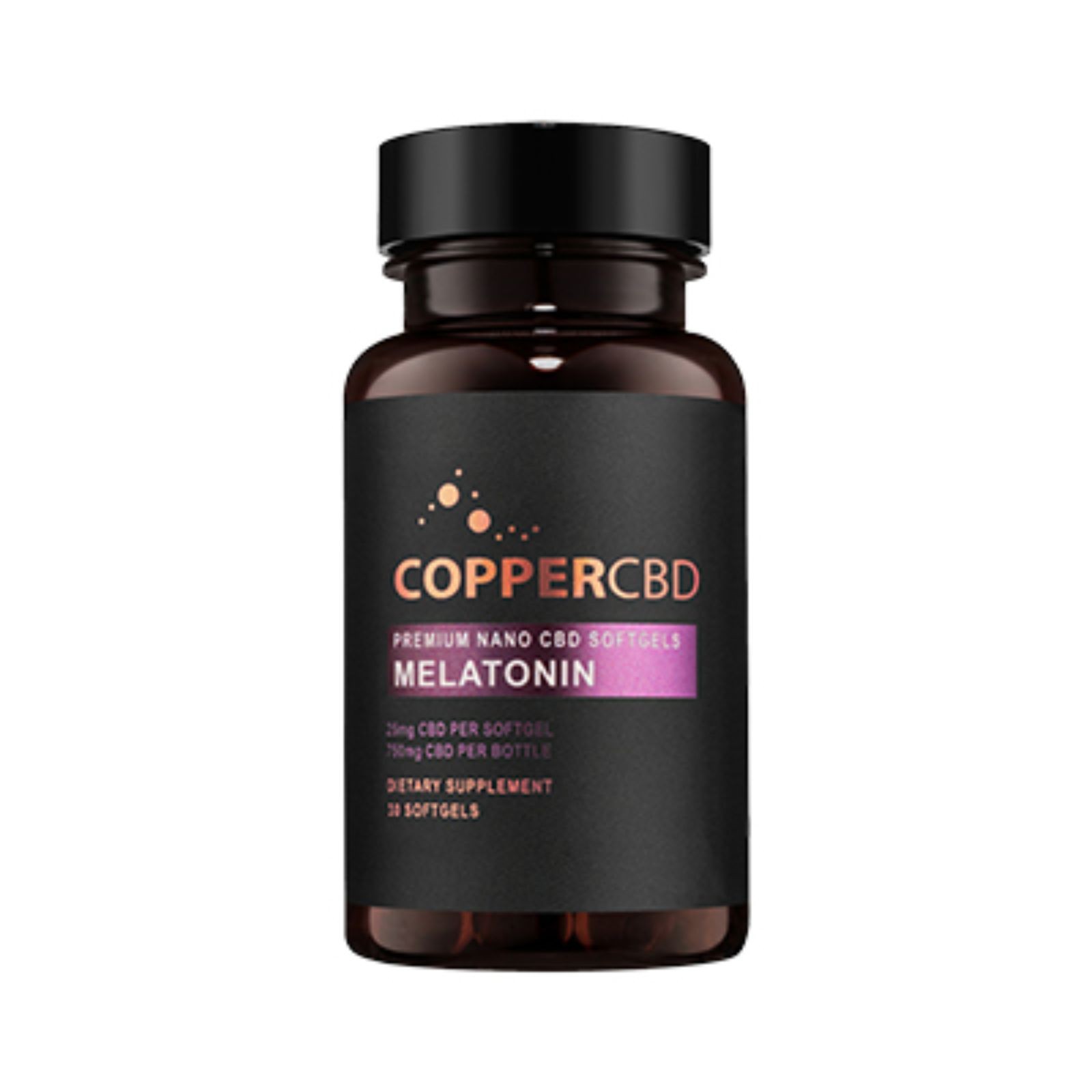 Copper CBD: COPPER CBD OIL SOFTGEL CAPSULES w/ MELATONIN | Leafly