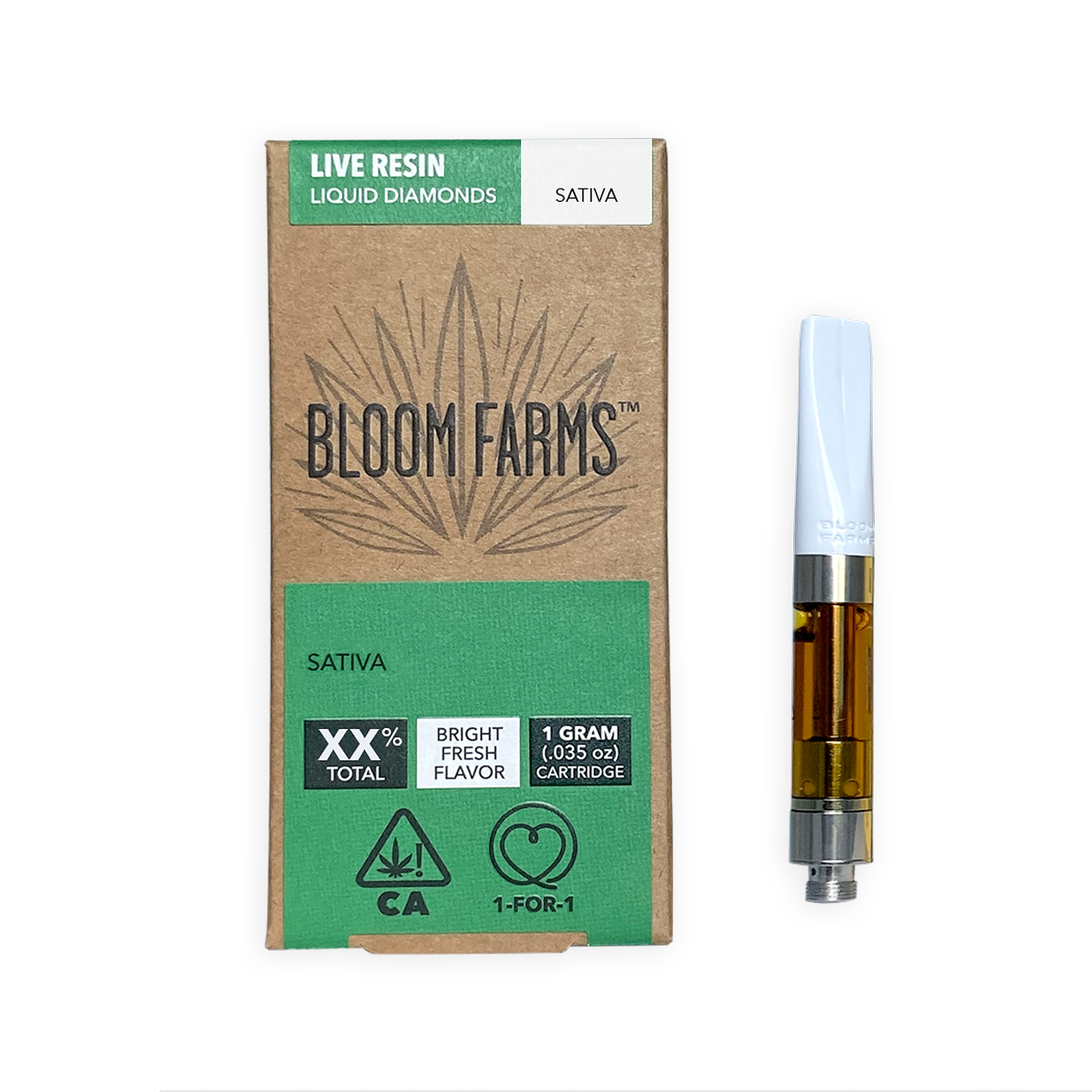 Bloom Farms: Ghost Walker (Sativa) Live Resin with Liquid Diamonds - 1G ...