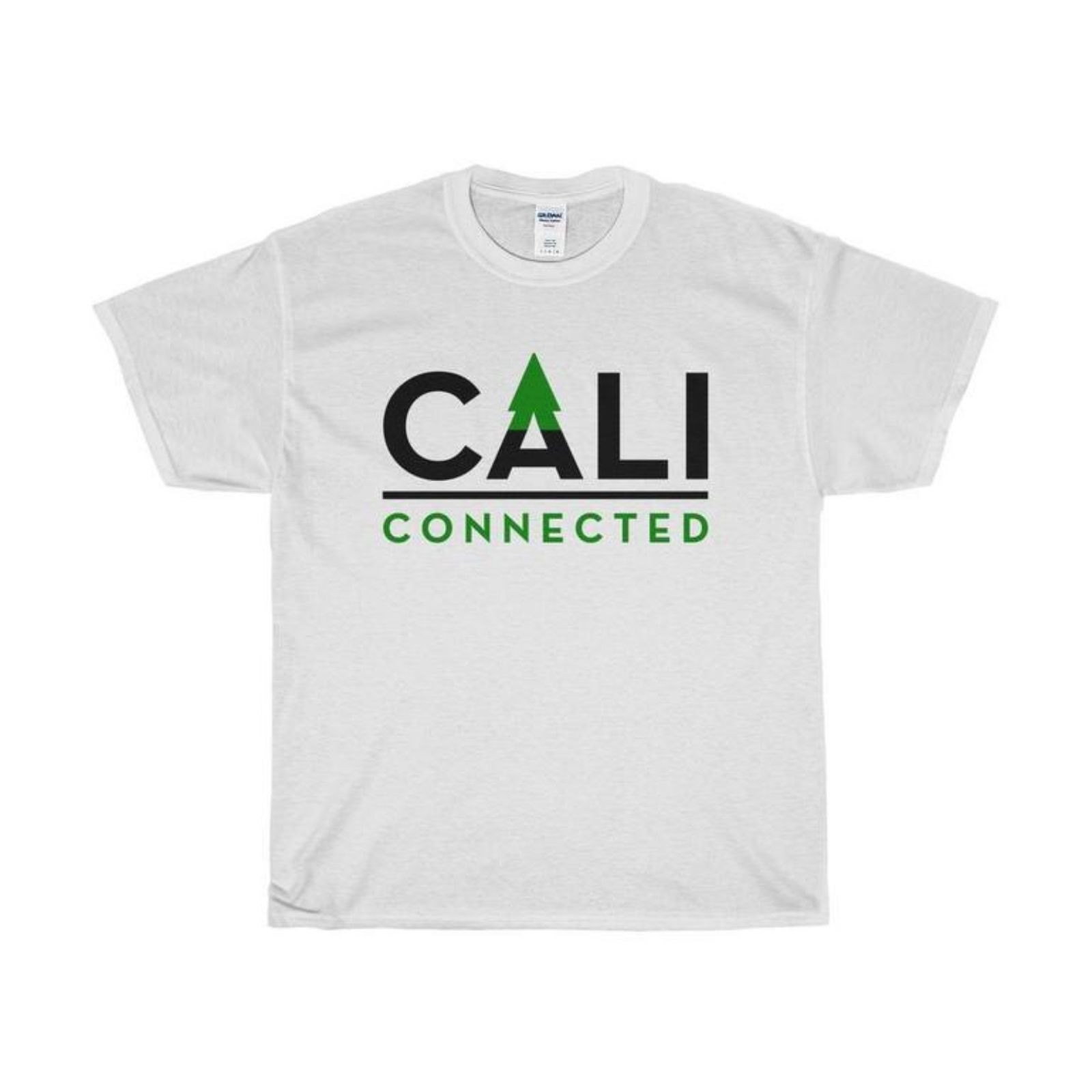 CaliConnected Online Headshop: CaliConnected Men's White Cotton Tee ...
