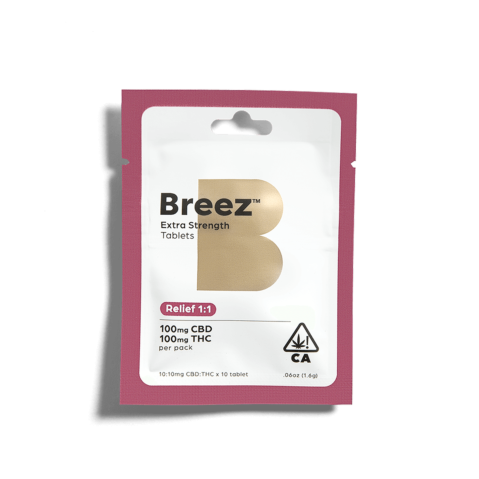 Breez: Breez Extra Strength Relief 1:1 Travel Pack | Leafly