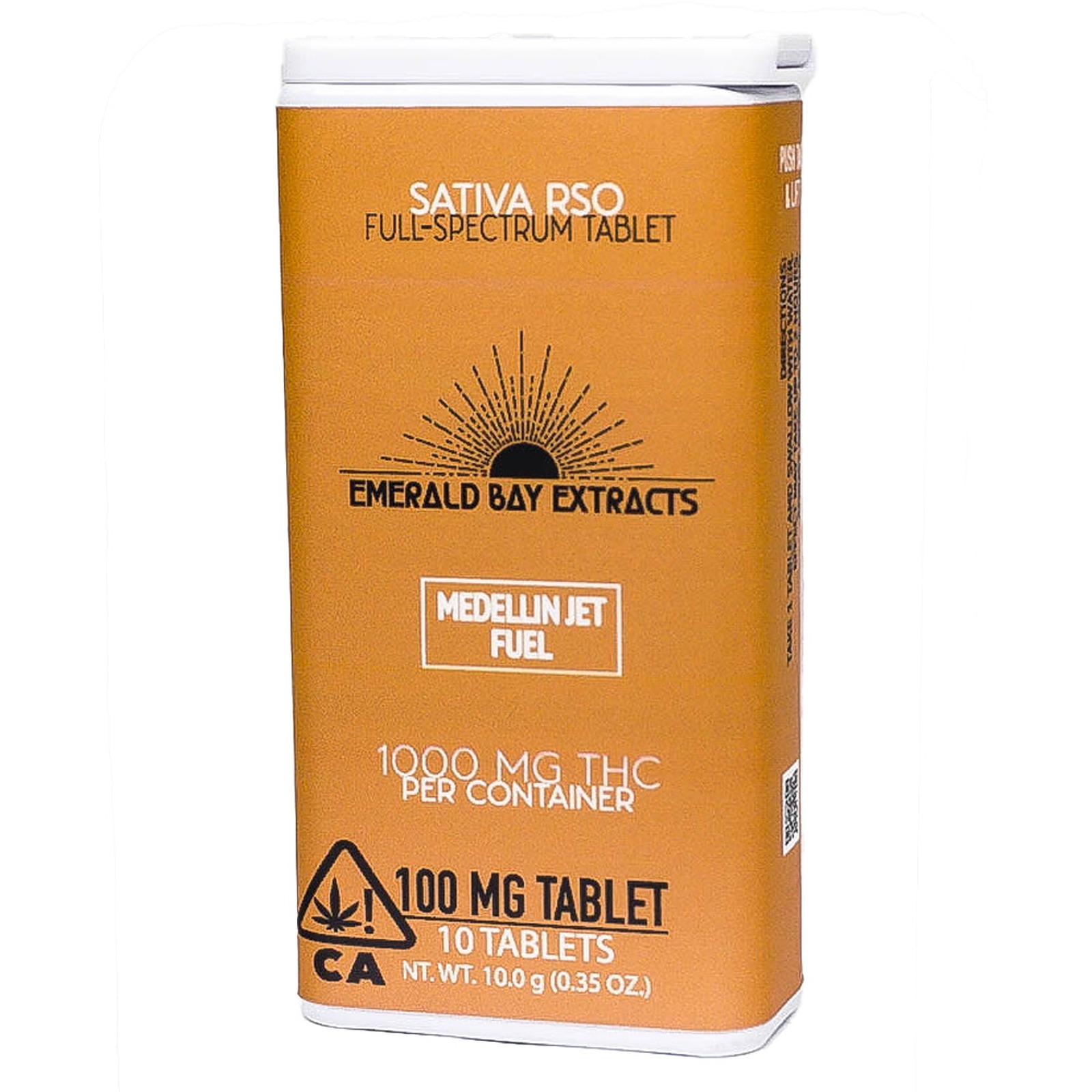 Emerald Bay Extracts: Medellin Jet Fuel RSO Tablet [100mg] (1000mg ...