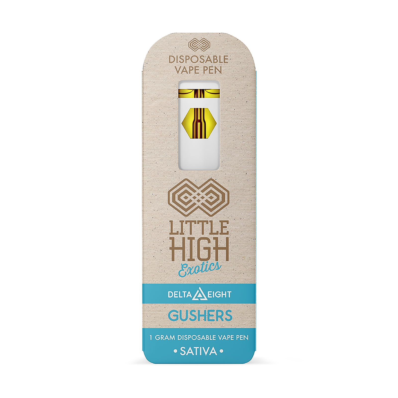 Little High: Little High - Delta-8 Sativa - Gushers - 1 Gram Disposable ...