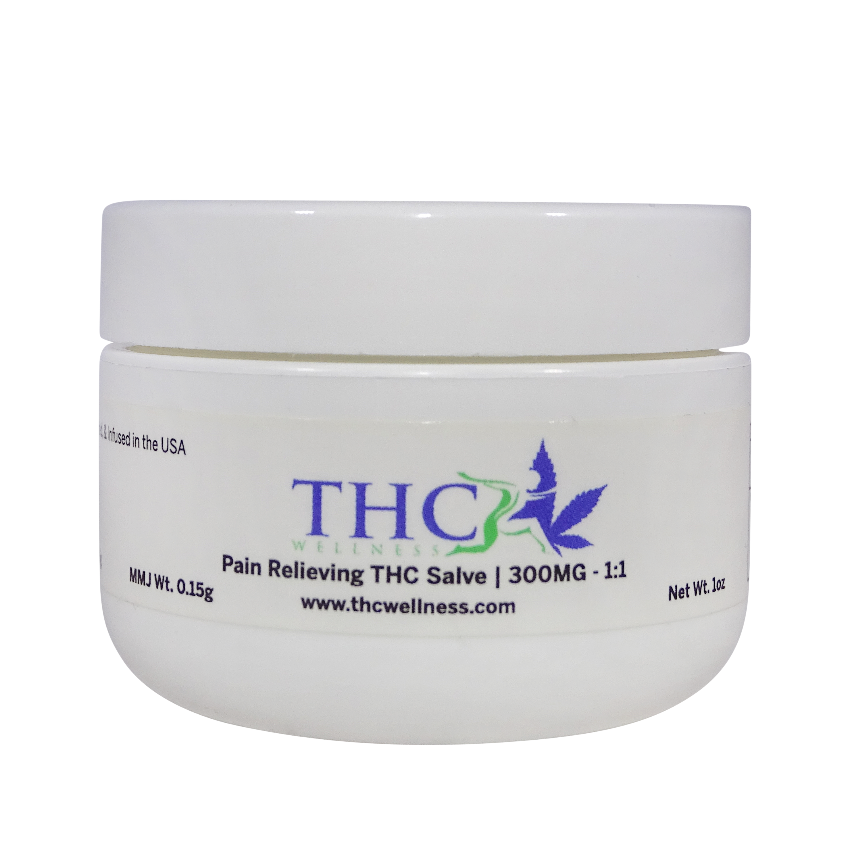 THC Wellness: 300mg 1:1 CBD Salve (1oz) | Leafly