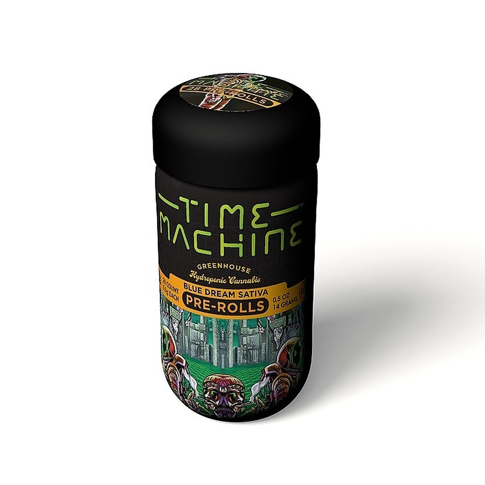 Time Machine: Time Machine Pre-Roll .5g Sativa Blue Dream 28-Pack 14g ...
