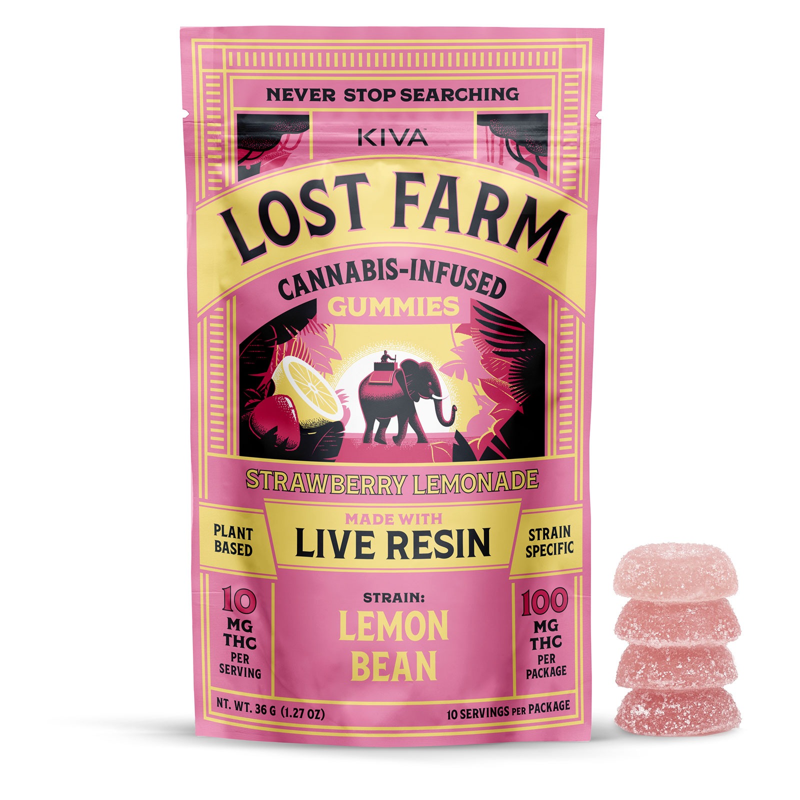 Lost Farm: 10mg Lost Farm 'Lemon Bean x Strawberry Lemonade' Live Resin ...