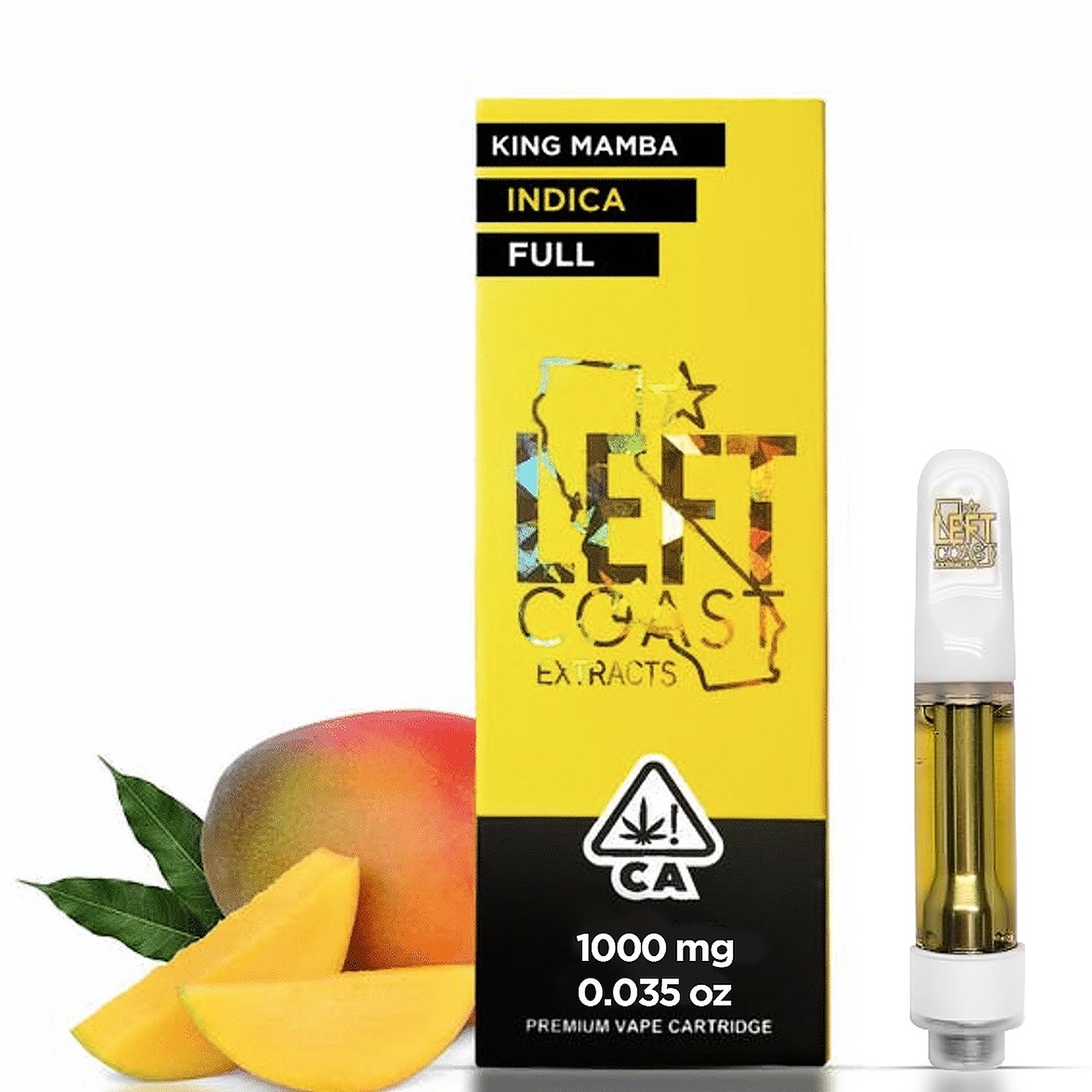 Left Coast Extracts: King Mamba Cartridge 1g | Leafly