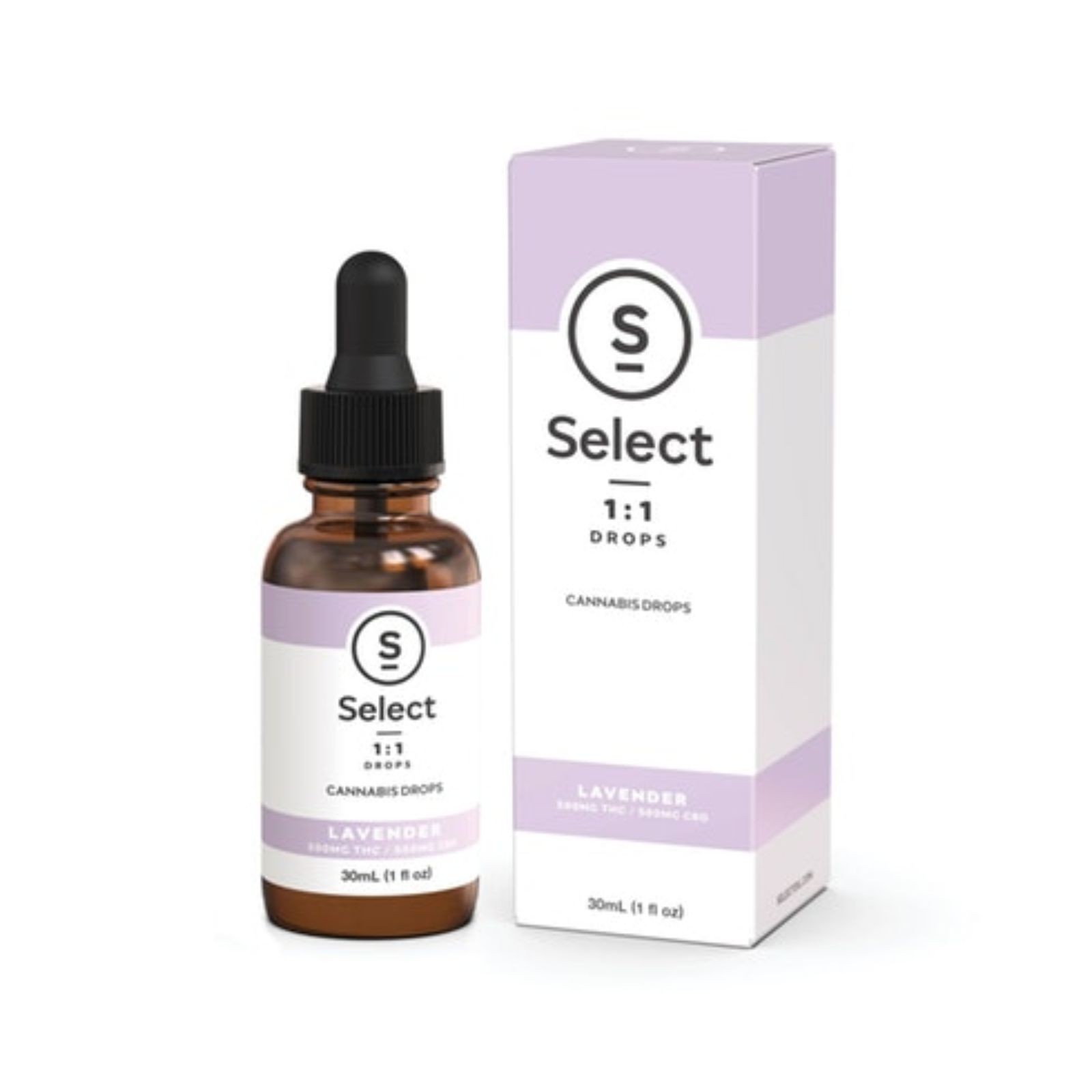 Select Oil: Select Drops 1000mg 1:1 Lavender | Leafly