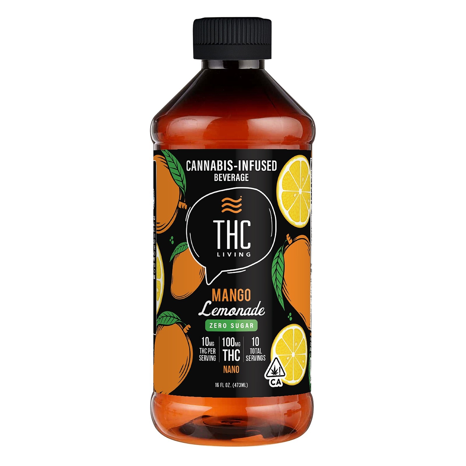 THC Living: THC Living Mango Lemonade 100mg THC | Leafly