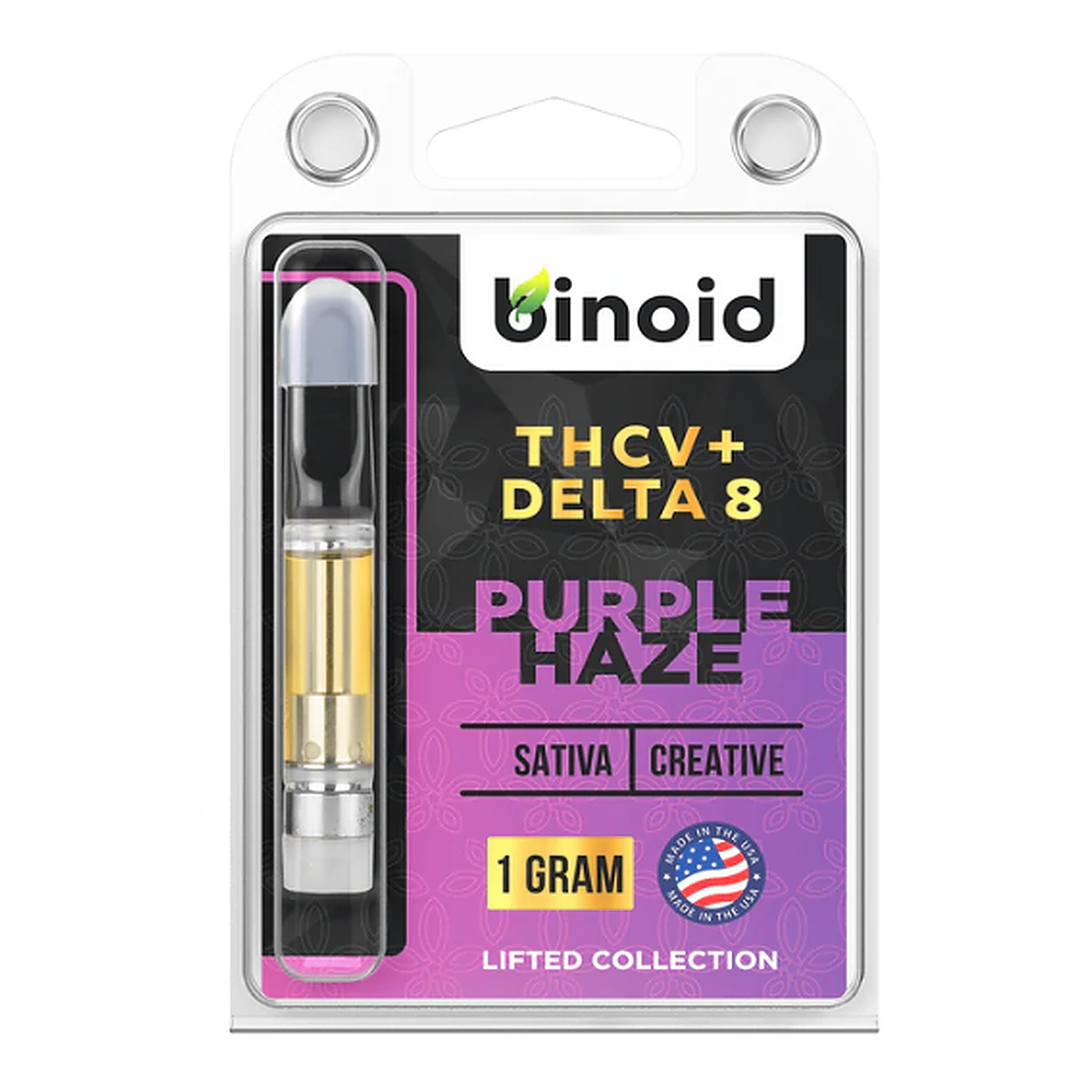 Binoid: THCV Vape Cartridge - Purple Haze | Leafly