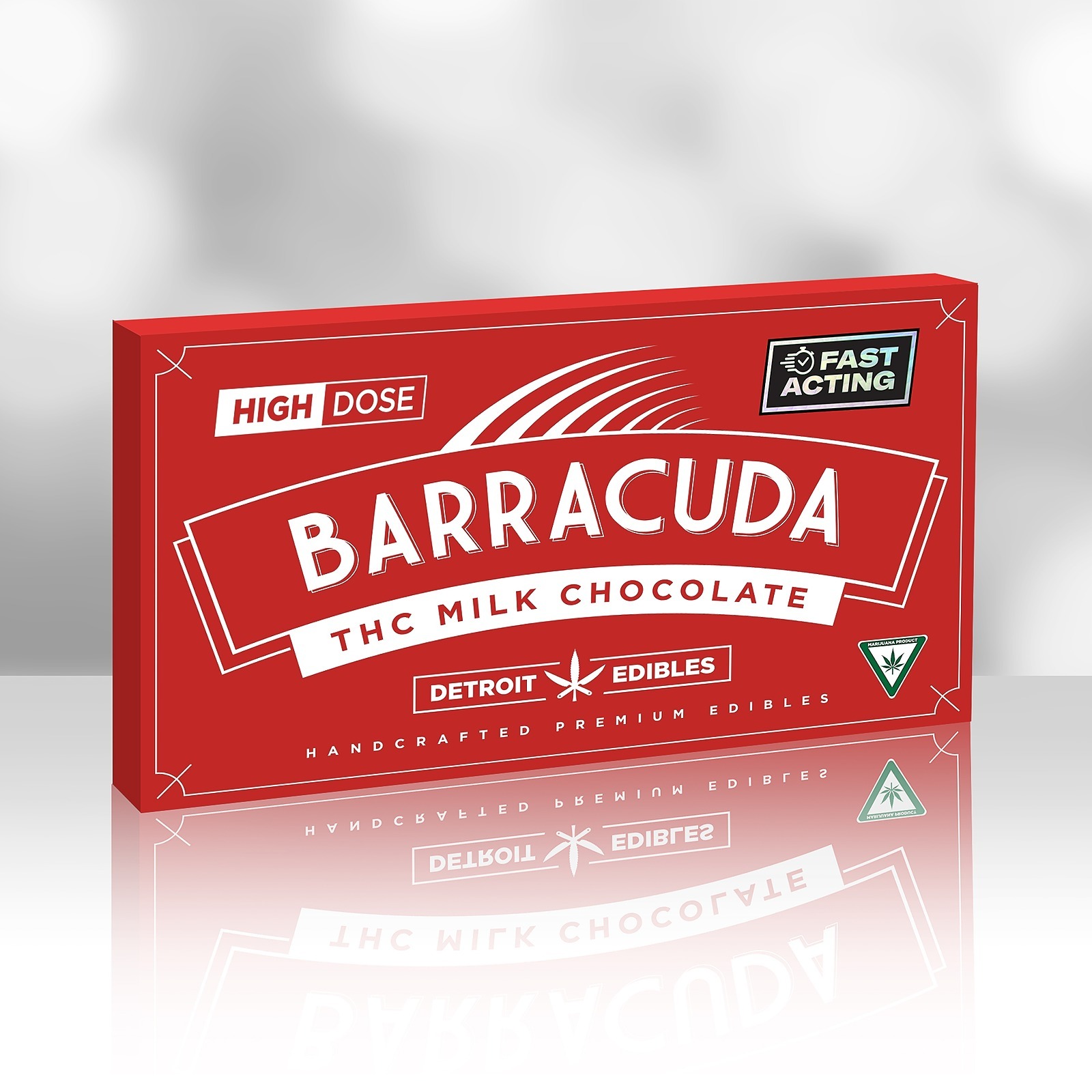 Detroit Edibles: Fast-Acting Barracuda Bar, Milk - High Dose | Leafly