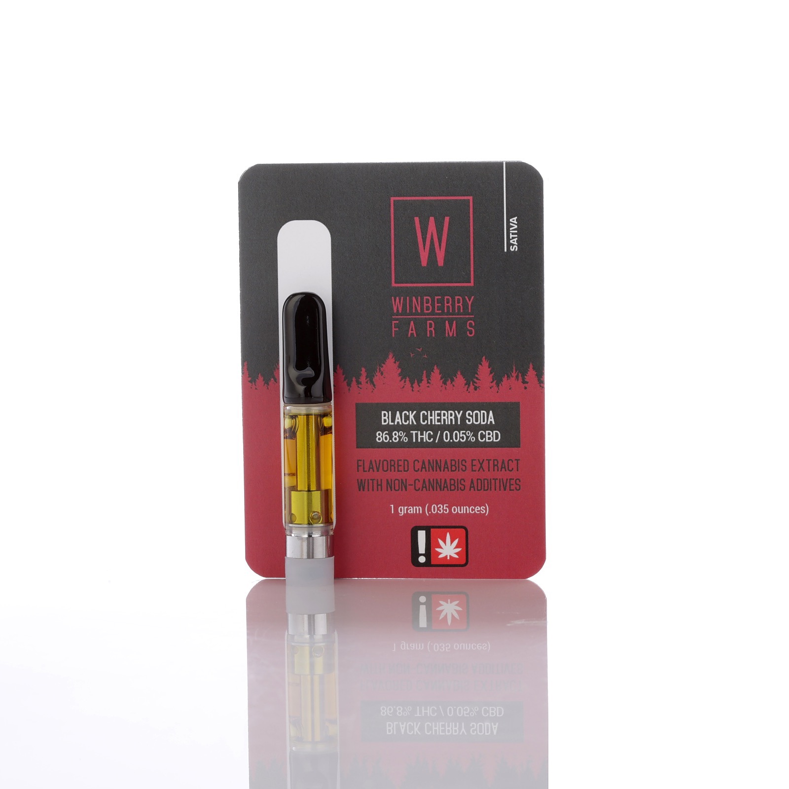 Winberry Farms: Black Cherry Soda Distillate Cartridge 1g | Leafly