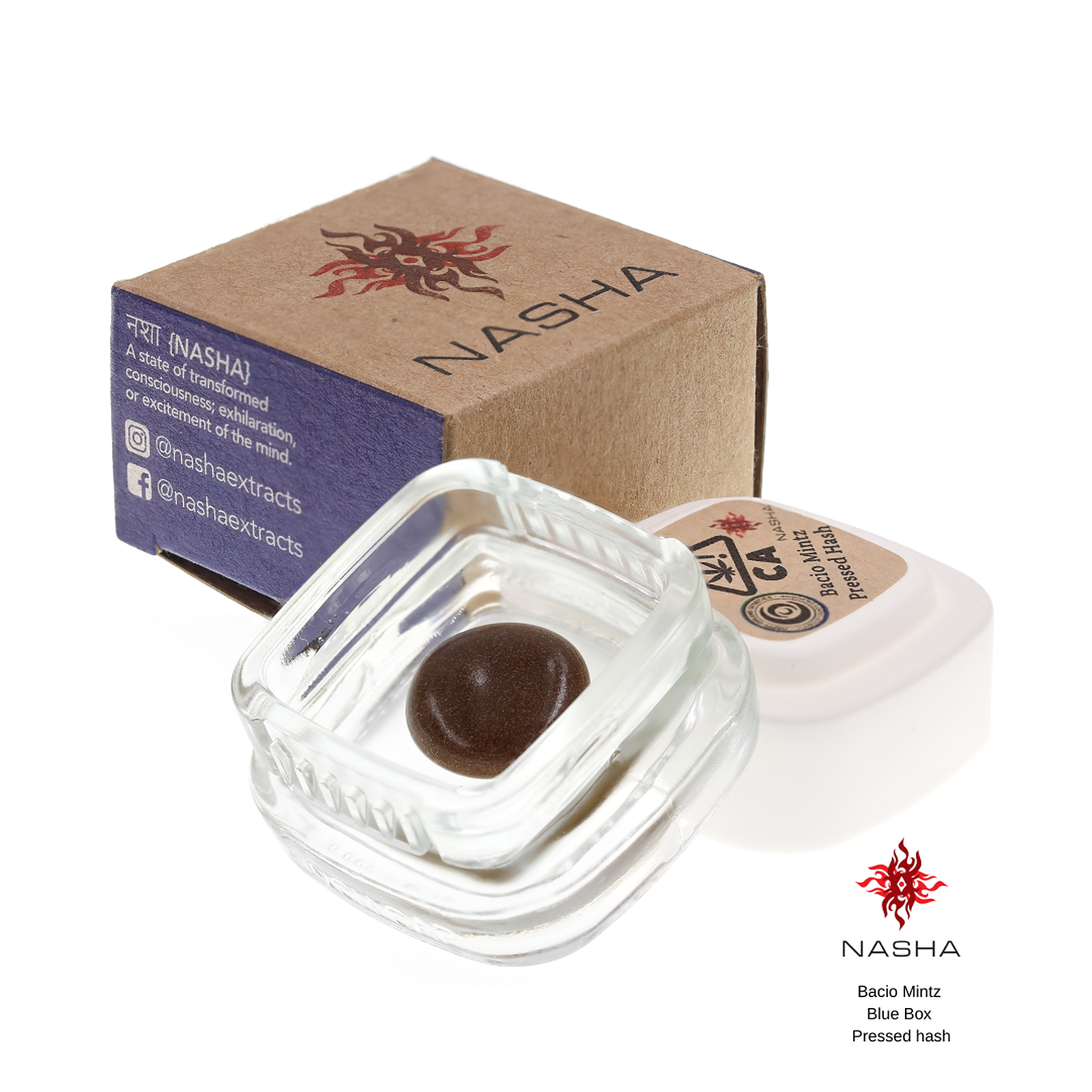 NASHA: Bacio Mintz Blue Pressed Hash | Leafly