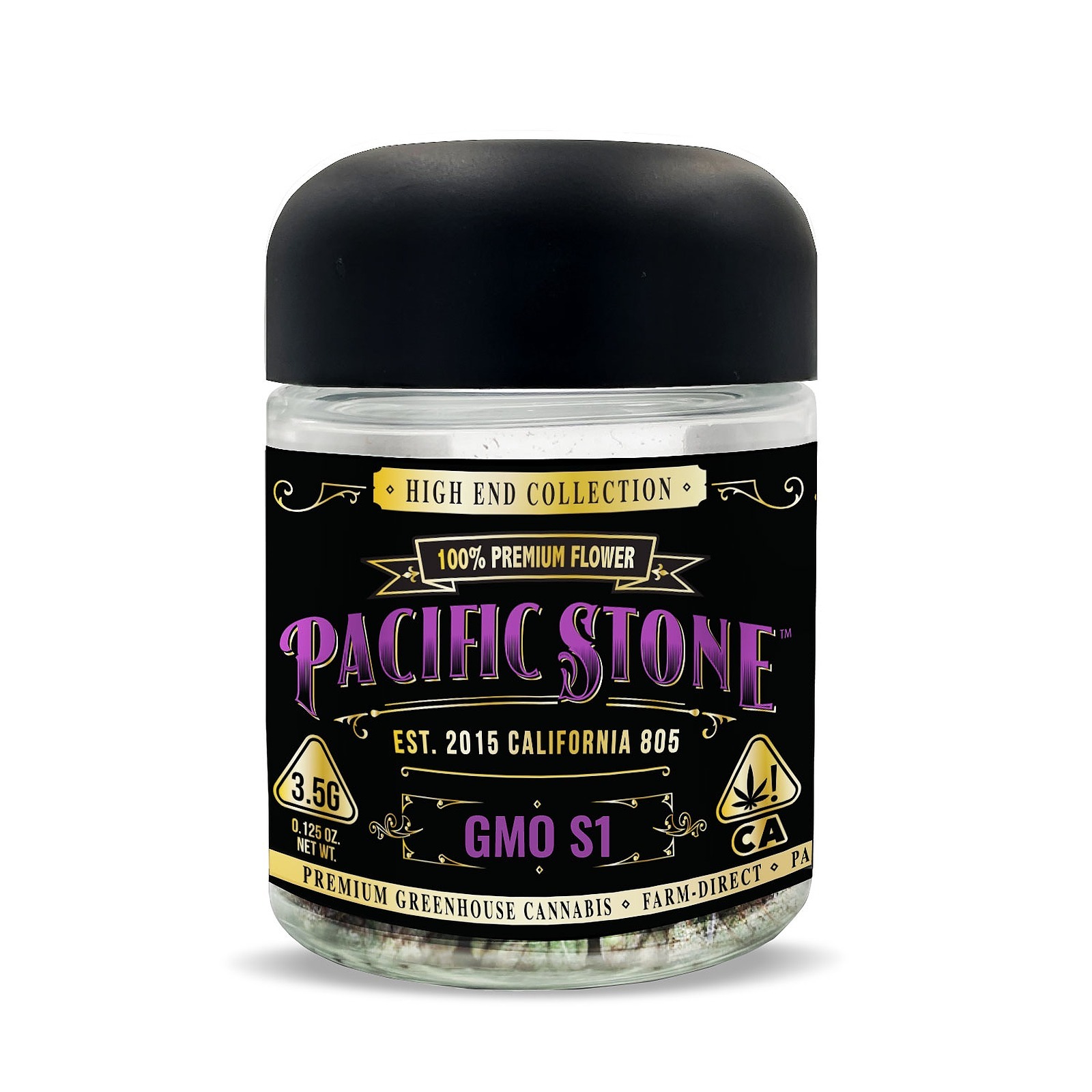 Pacific Stone: Pacific Stone | GMO Indica High-End Flower Jar (3.5g ...