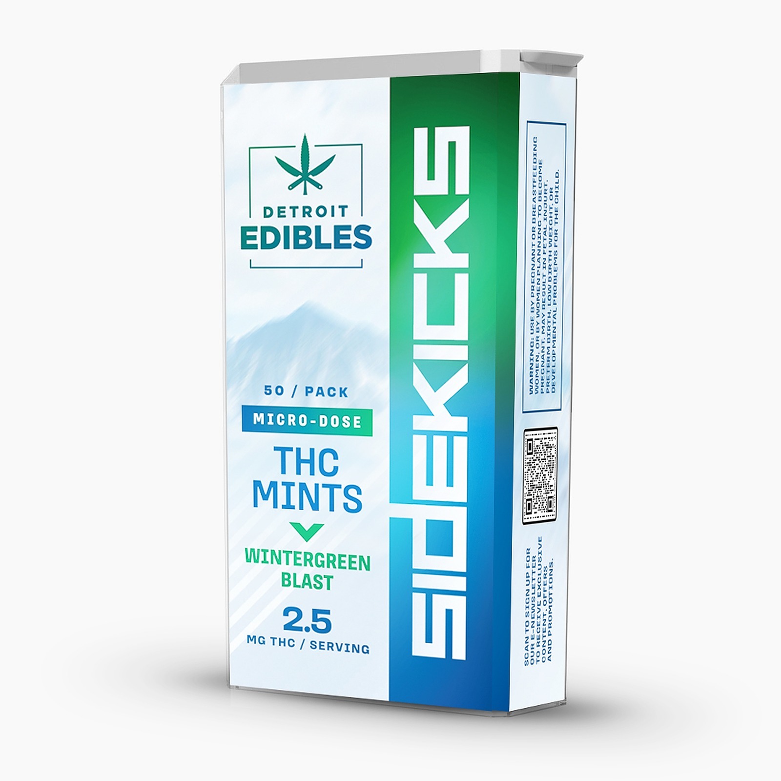 Detroit Edibles: Sidekicks - Wintergreen Blast - 125mg | Leafly