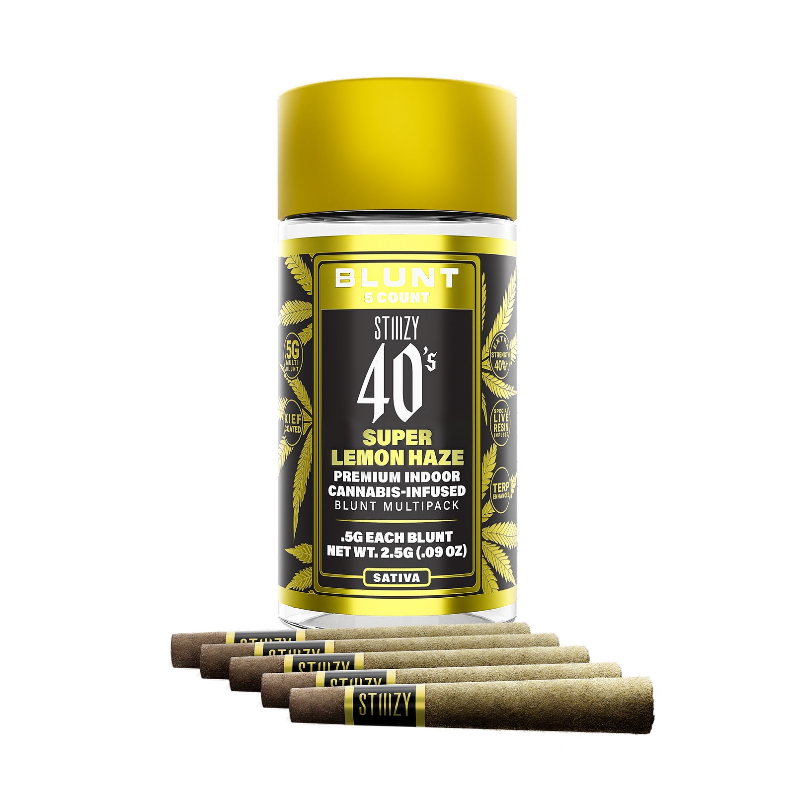 STIIIZY: SUPER LEMON HAZE .5G 40S MINI BLUNT MULTIPACK | Leafly