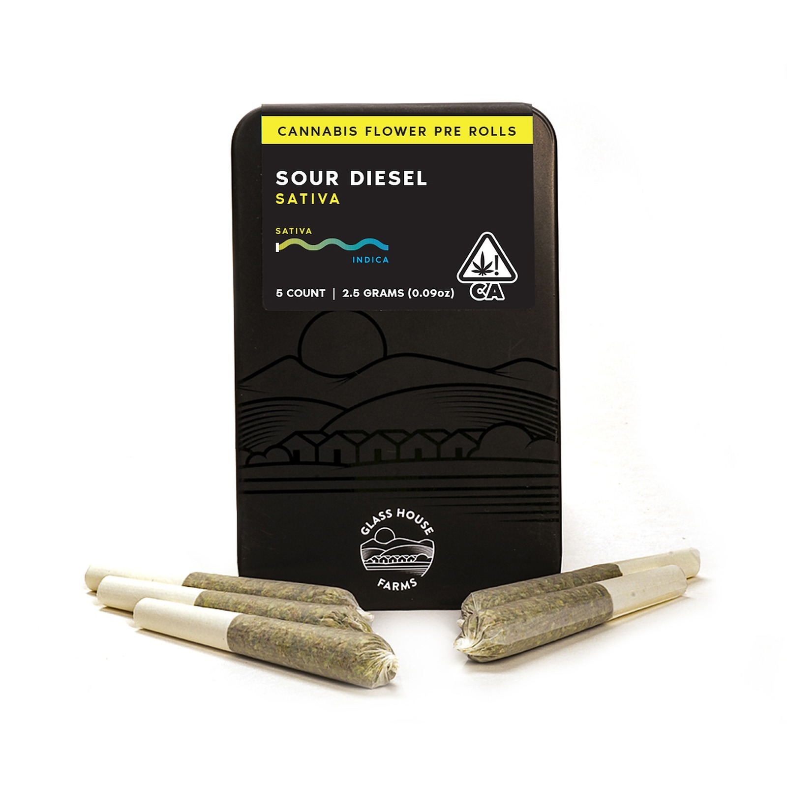 Glass House Farms: Sour Diesel [5 Pack] | Leafly