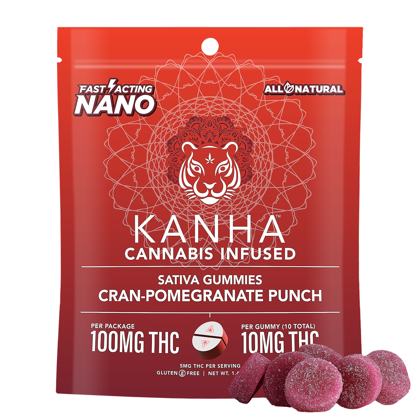 KANHA: KANHA | NANO | Cran-Pomegranate Punch | Sativa | 100mg THC | 10 ...