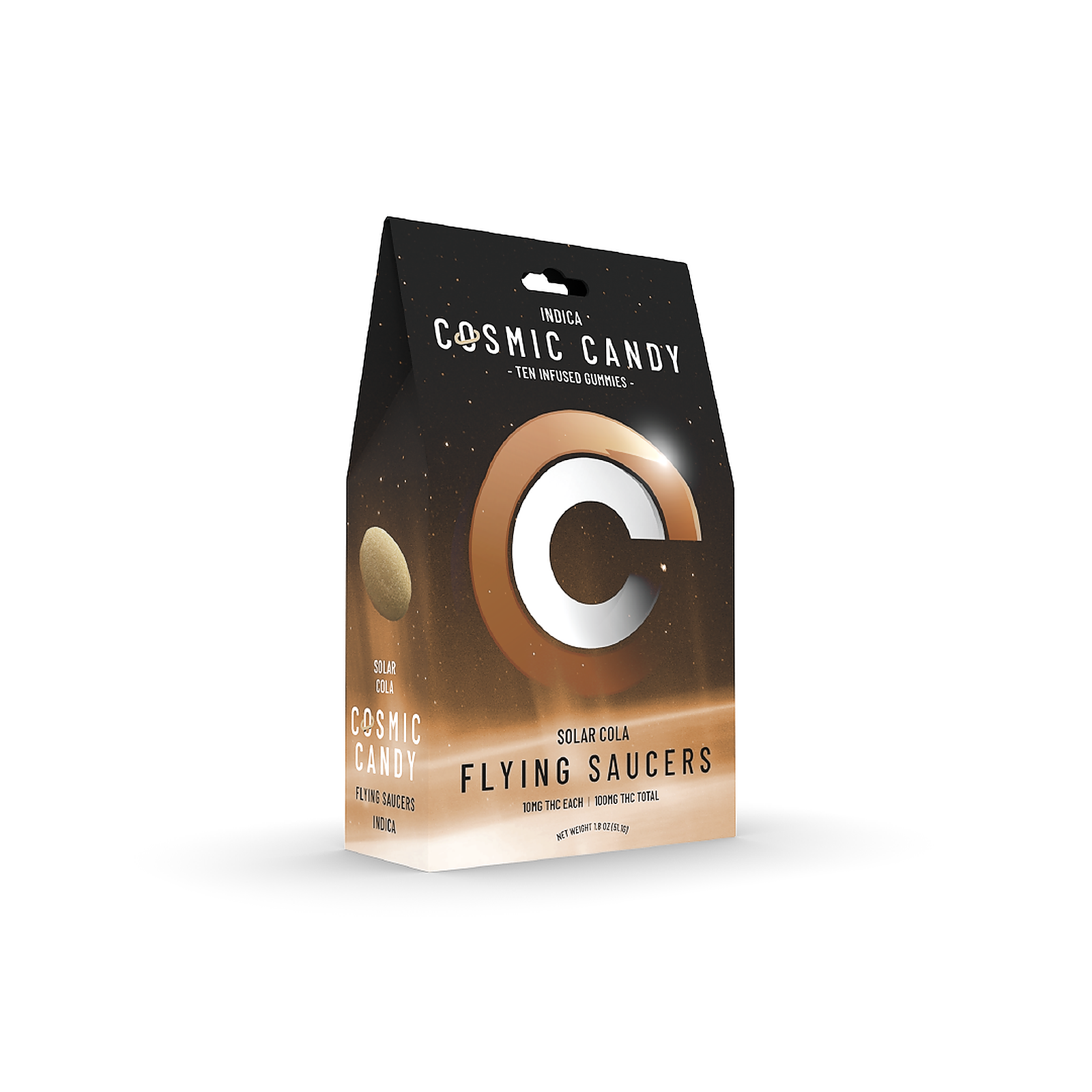 Cosmic Candy: Cosmic- Super Solar Cola Indica 100mg | Leafly