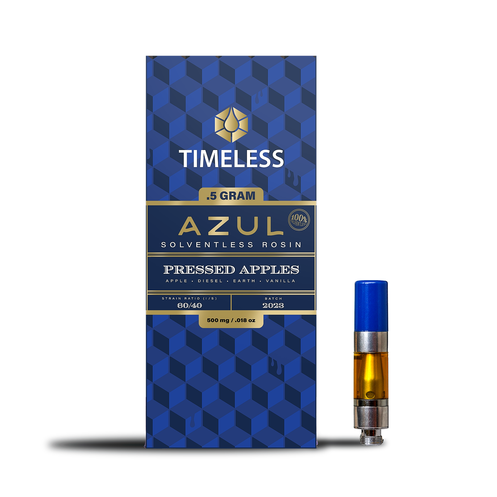 Timeless Vapes: Azul Pressed Apples 500mg Vape Cartridge (Live Rosin ...