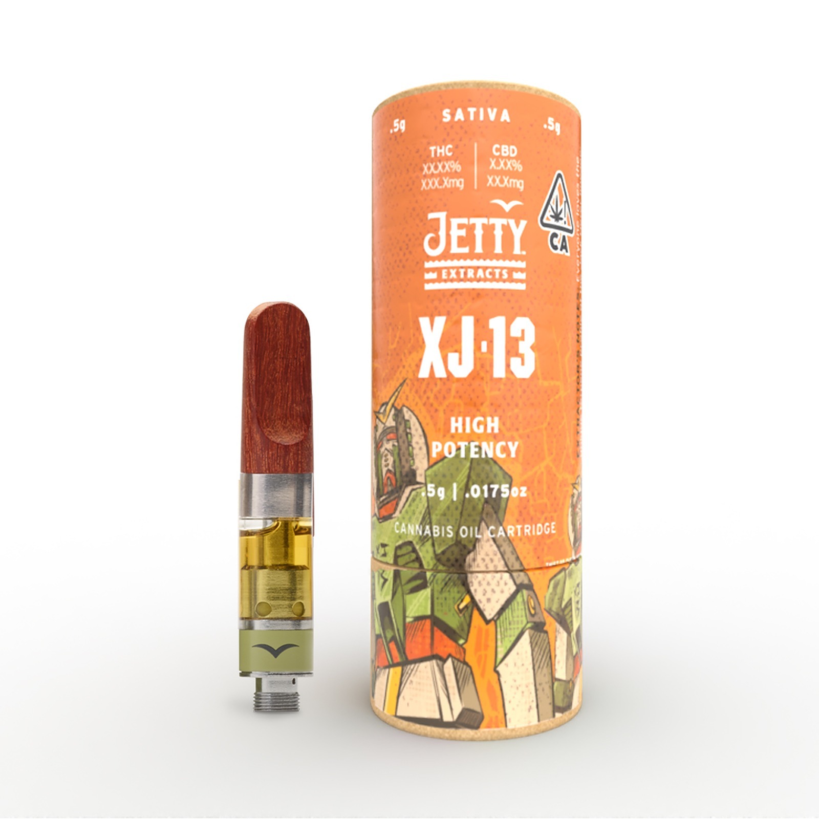 Jetty Extracts: XJ-13 HIGH THC Cartridge .5g | Leafly
