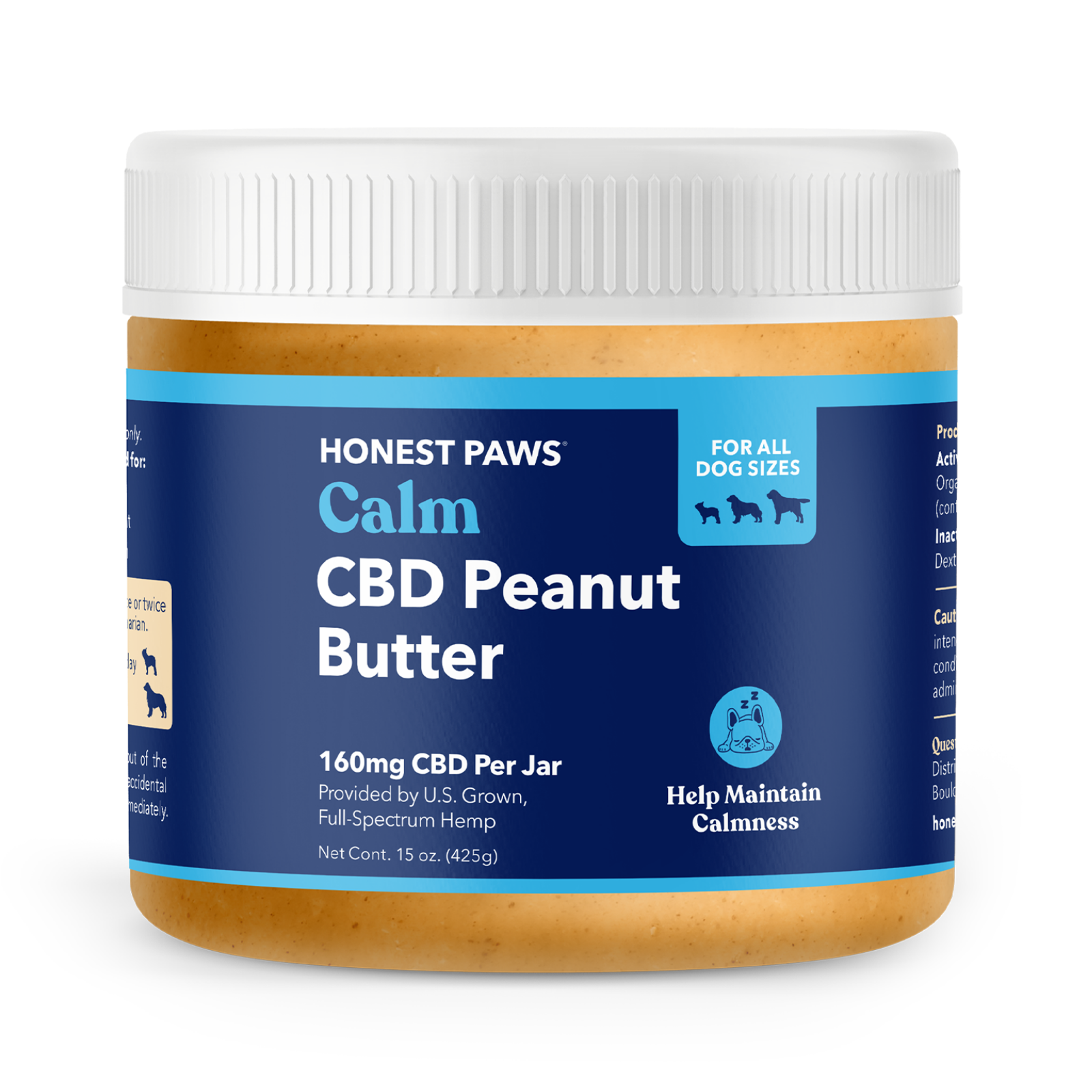 Honest Paws: CBD-Calm Peanut Butter | Leafly
