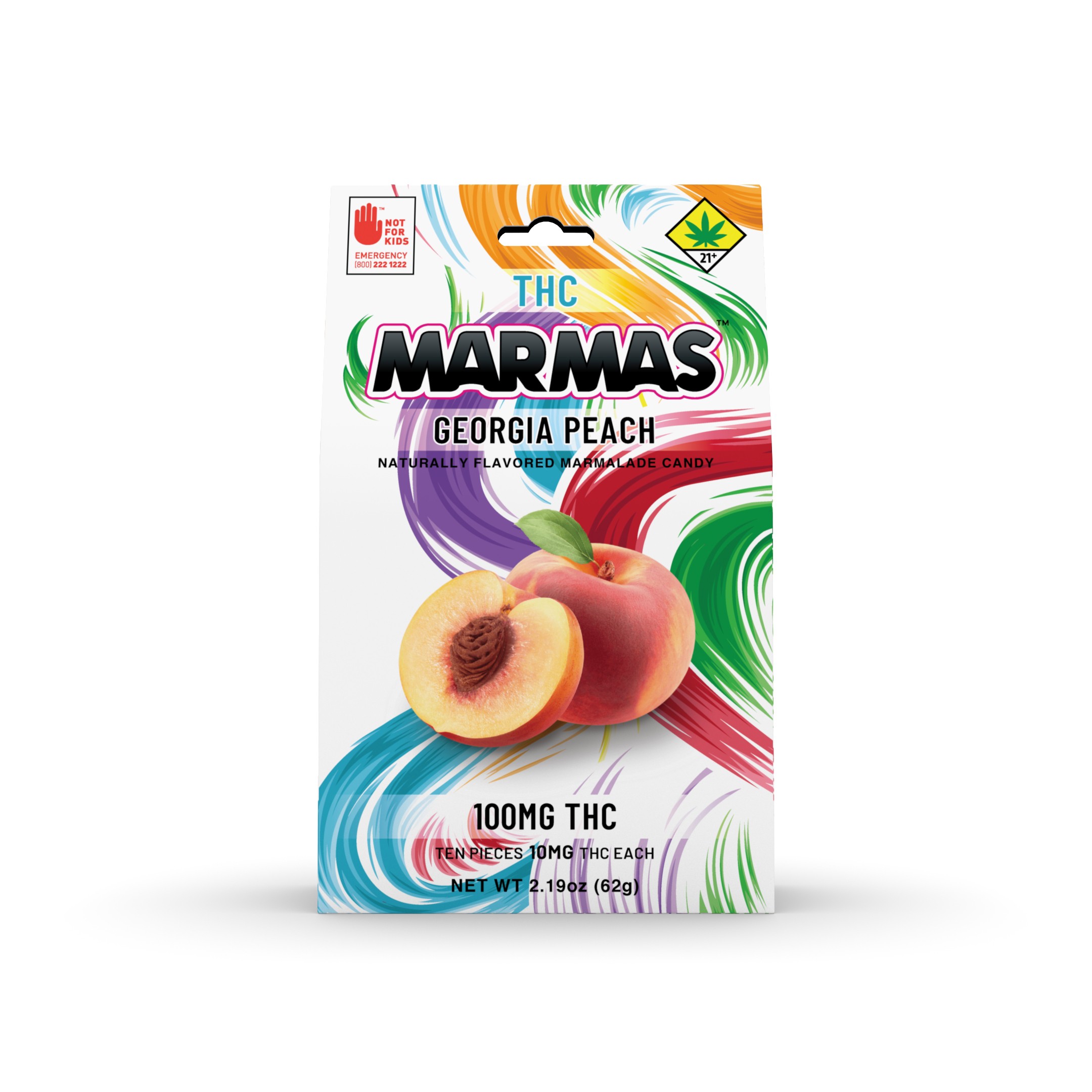 Marmas: Georgia Peach 100mg 10-pack | Leafly