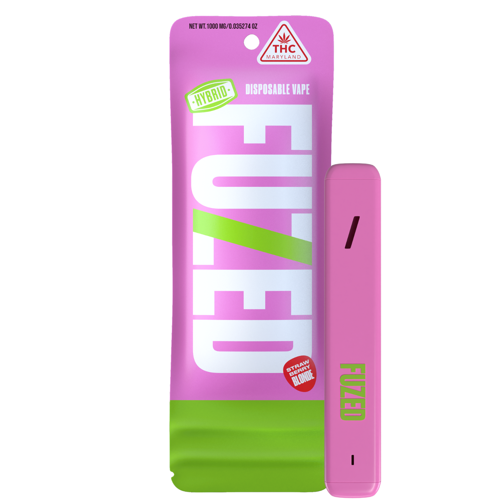 Curio Wellness: Fuzed: Strawberry Blonde Disposable Vape [1g] | Leafly