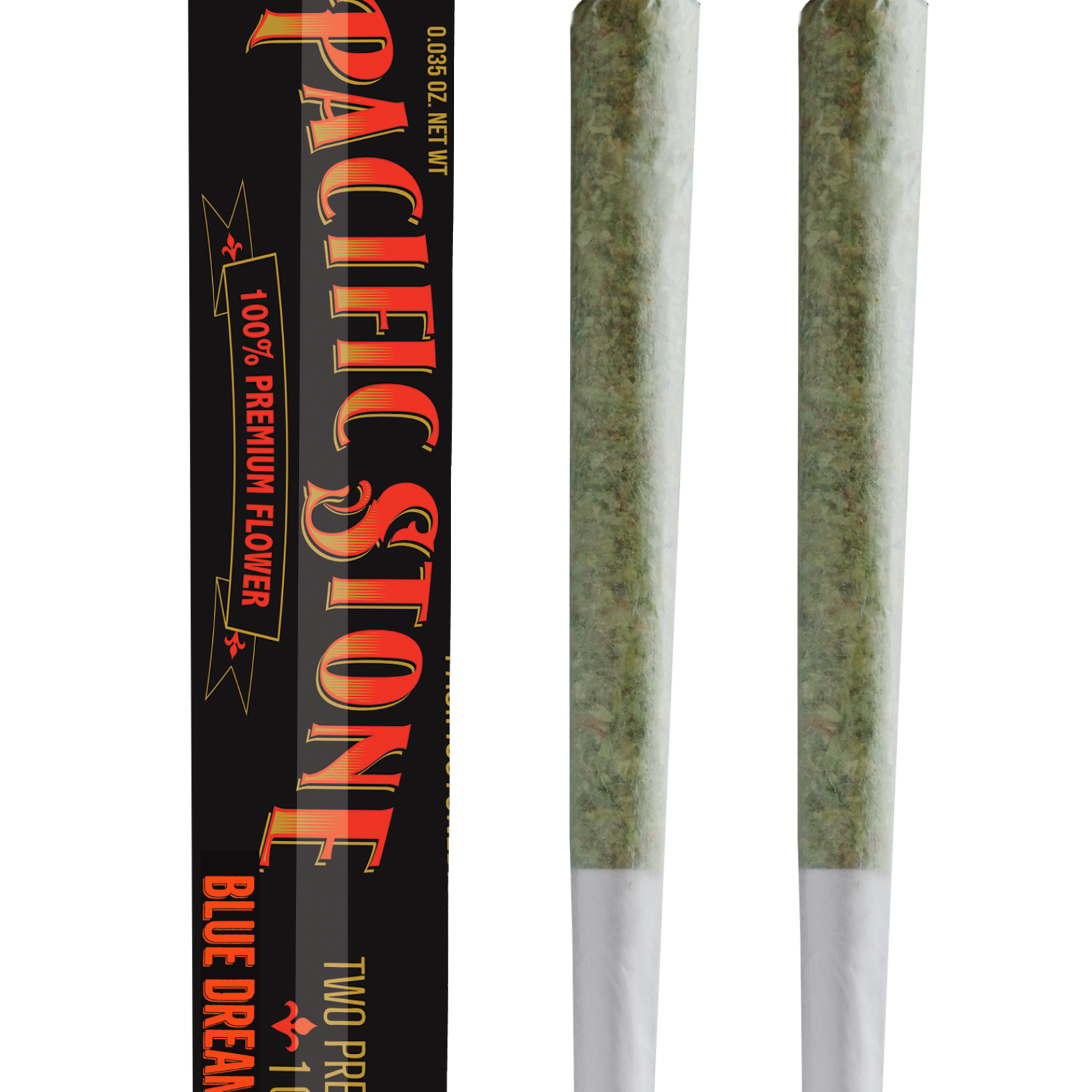 Pacific Stone: Pacific Stone | Blue Dream Sativa Pre-Rolls 2pk | Leafly