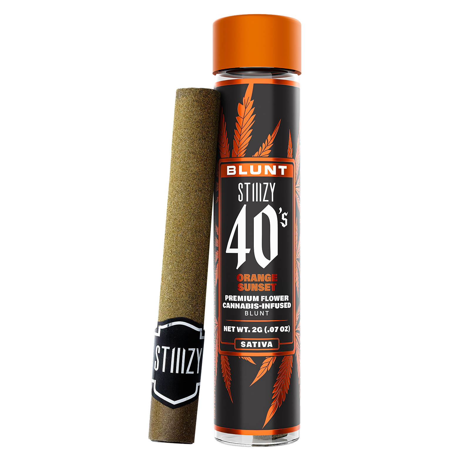 STIIIZY: ORANGE SUNSET 40S 2G BLUNT | Leafly