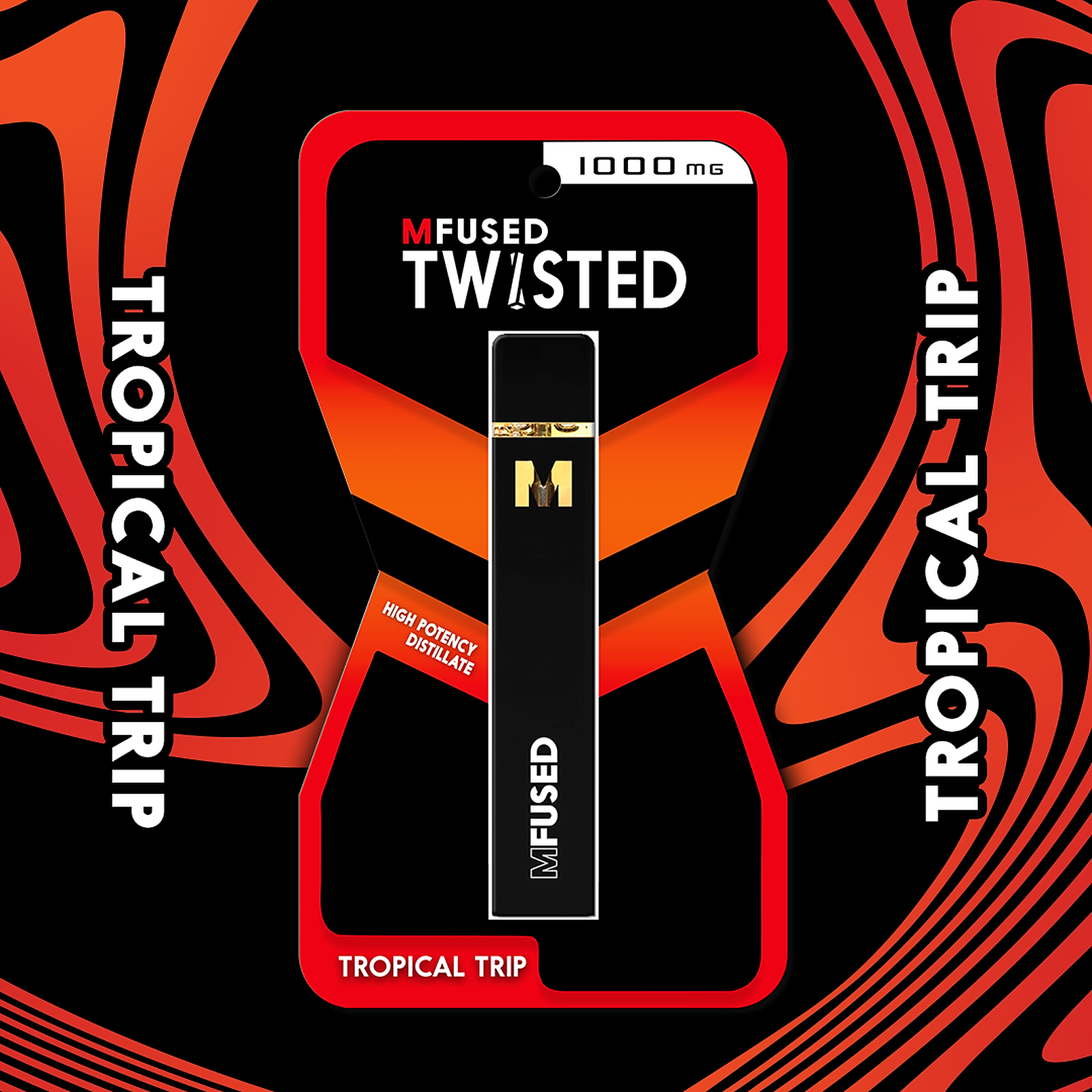 MFUSED: TWISTED Disposable Vape - Tropical Trip | Leafly