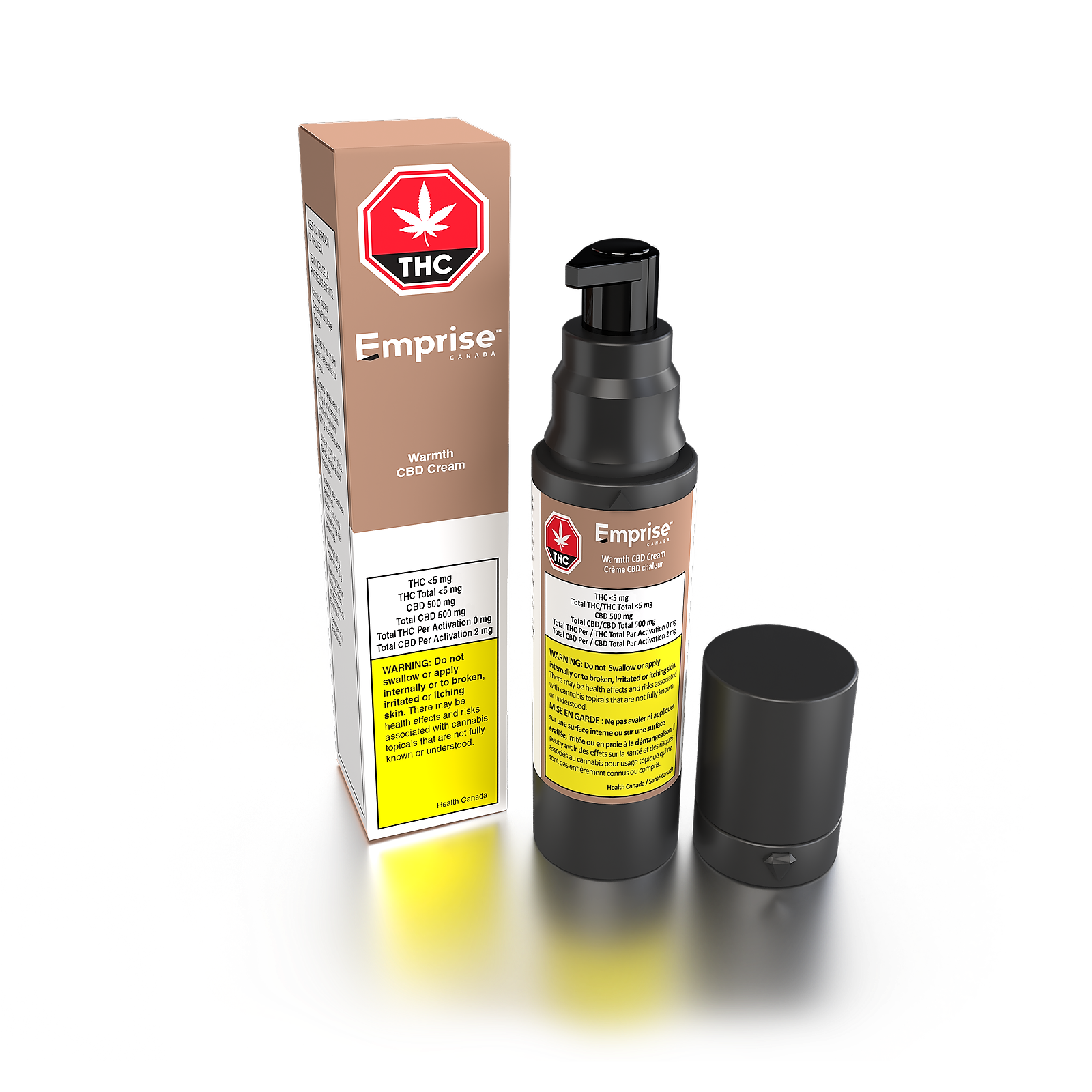 Emprise Canada: Warmth CBD Cream Rapid Absorption Transdermal Nano ...