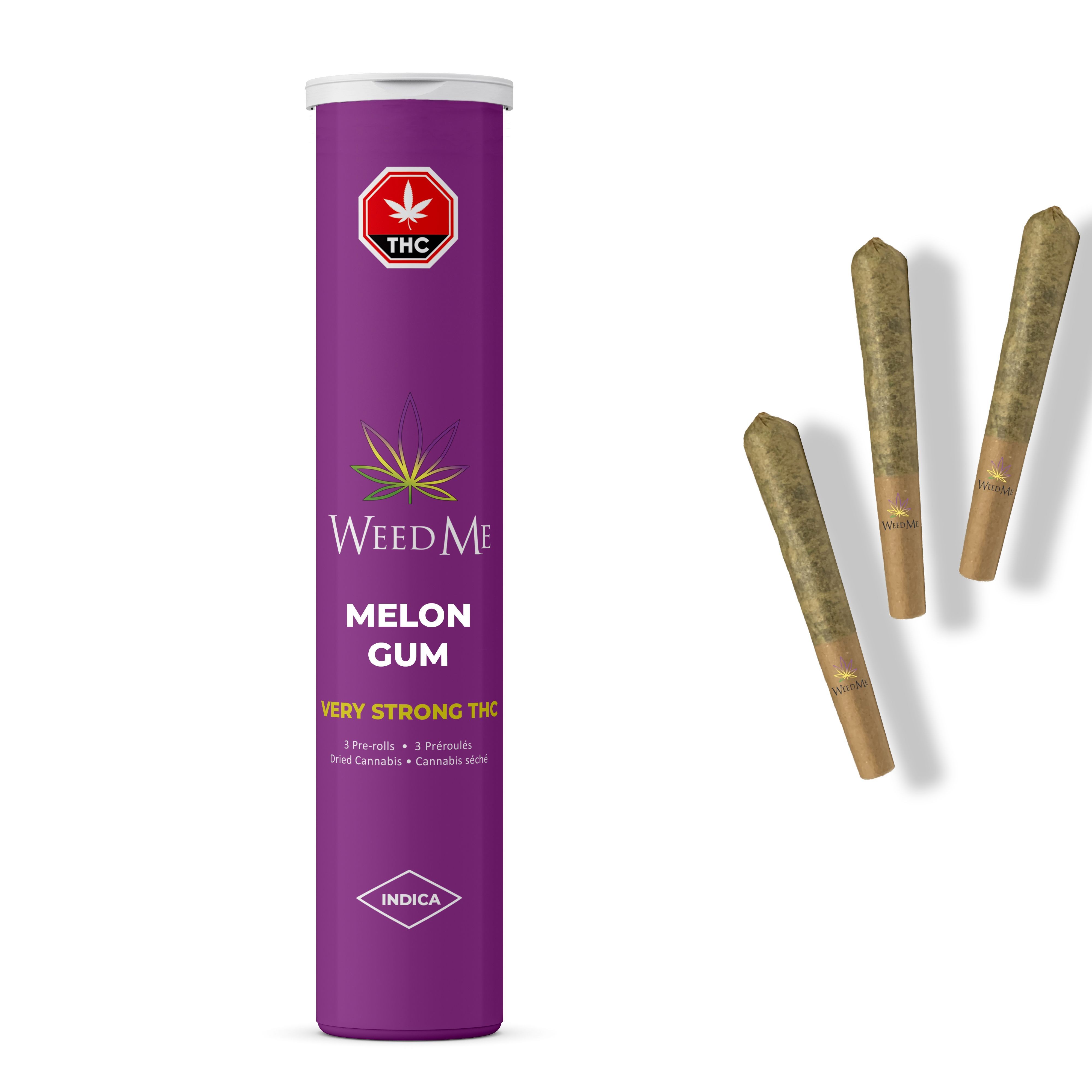 Weed Me: Melon Gum 1.5g 3-pack | Leafly