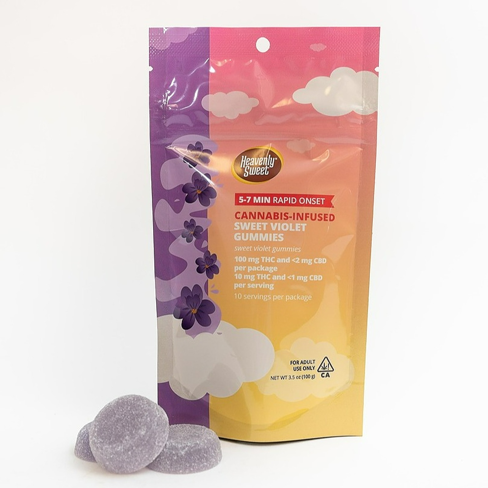 Heavenly Sweet: FAST ACTING Sweet Violet Gummies (sweet) | Leafly