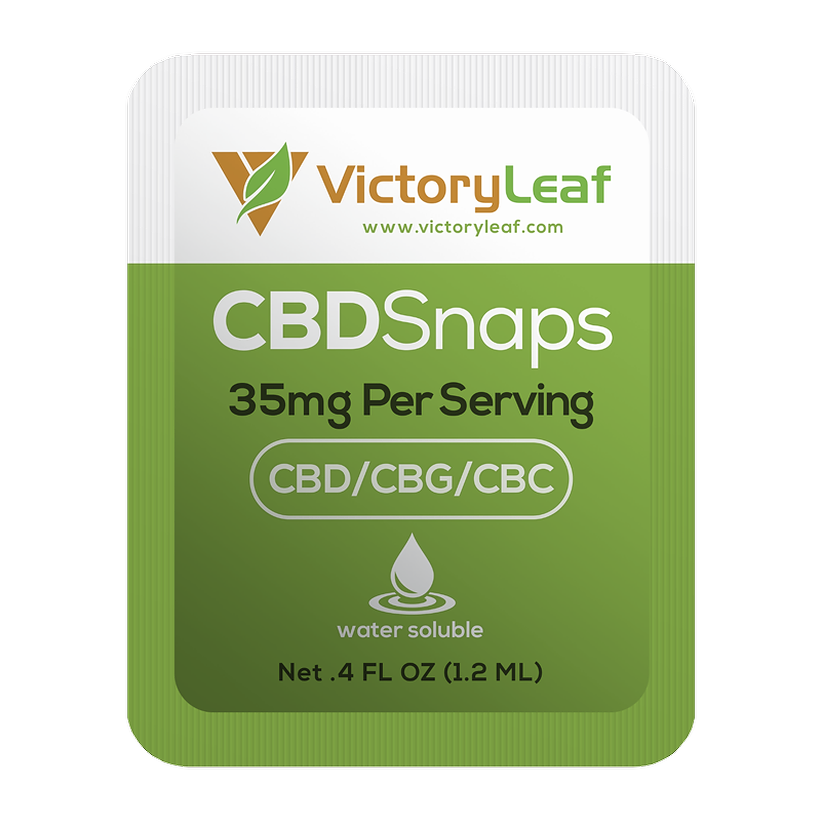 Victory Leaf: CBD Single Serve Snaps 35mg | Leafly