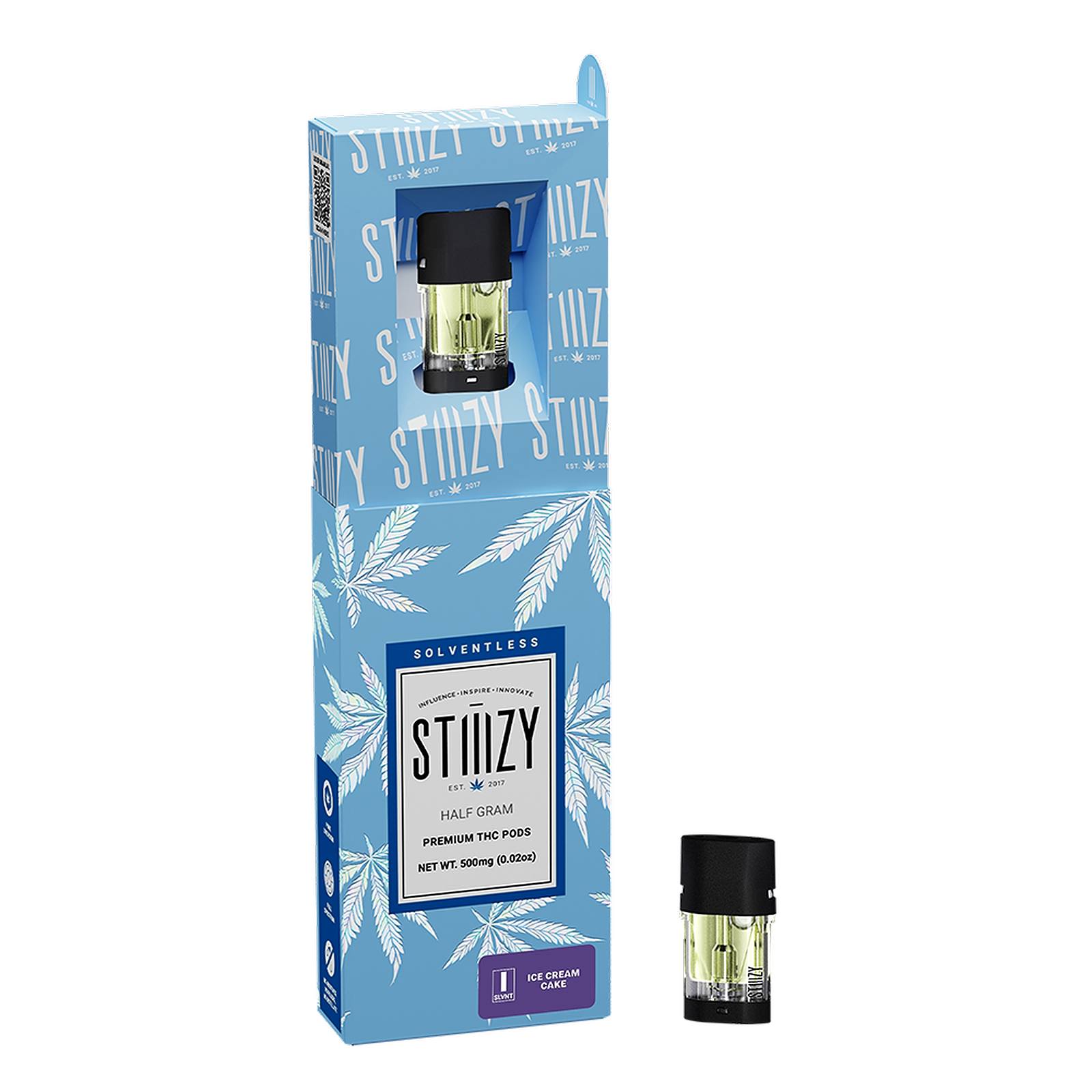 STIIIZY: ICE CREAM CAKE - SOLVENTLESS POD .5G | Leafly