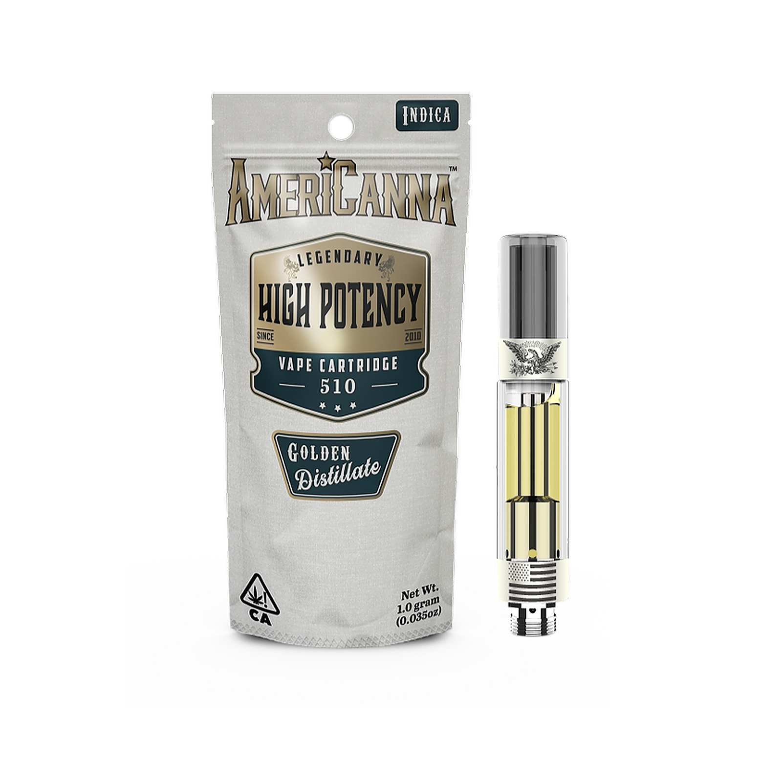 AmeriCanna®: Northern Lights High Potency Distillate Vape Cart | Leafly