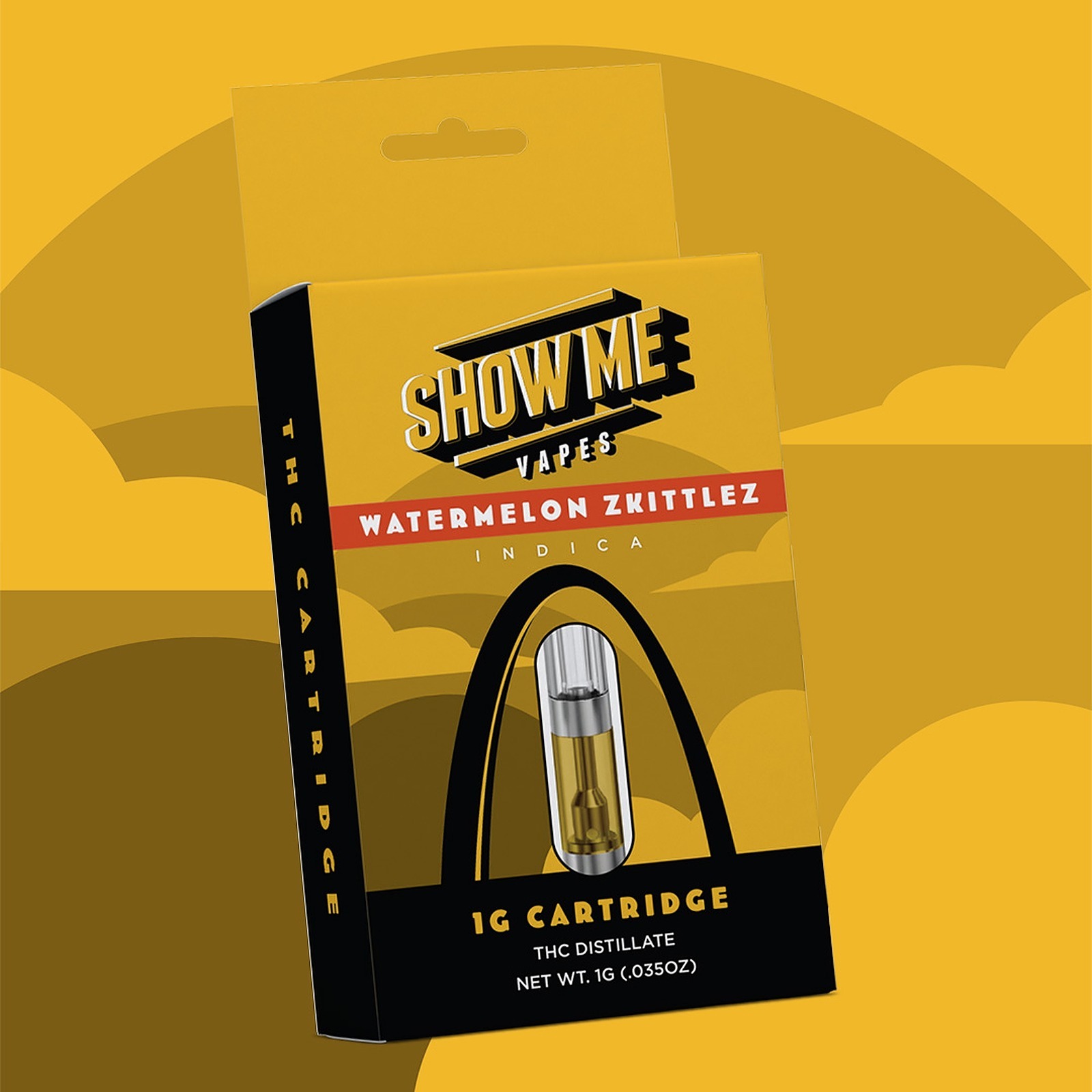 SHOW ME: Watermelon Zkittlez (I) | 1G THC Cartridge | Show Me | Leafly