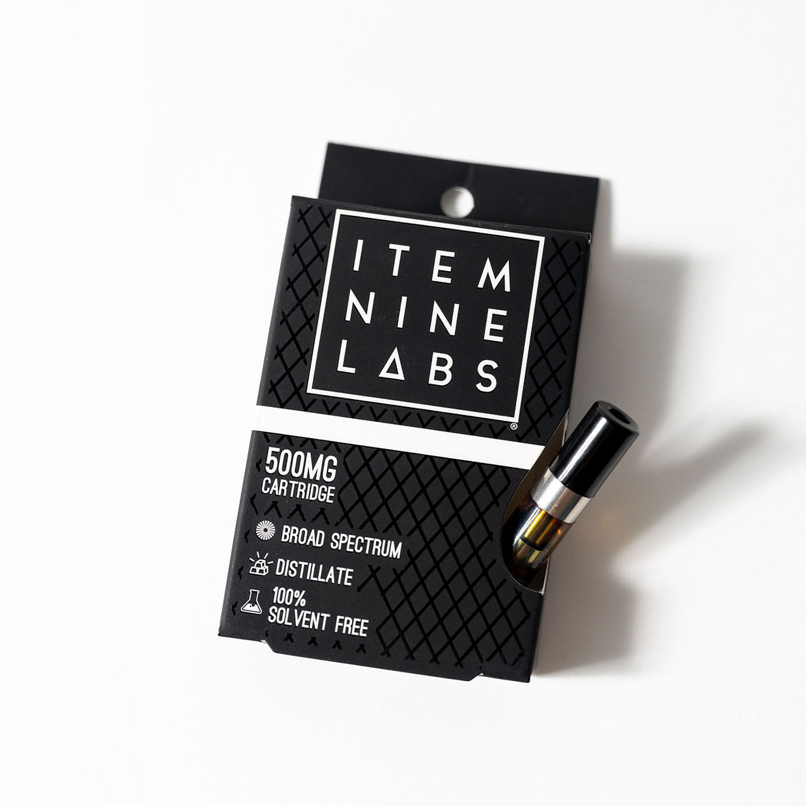 Item 9 Labs: Peach Euphoria Broad Spectrum Cartridge 0.5g | Leafly