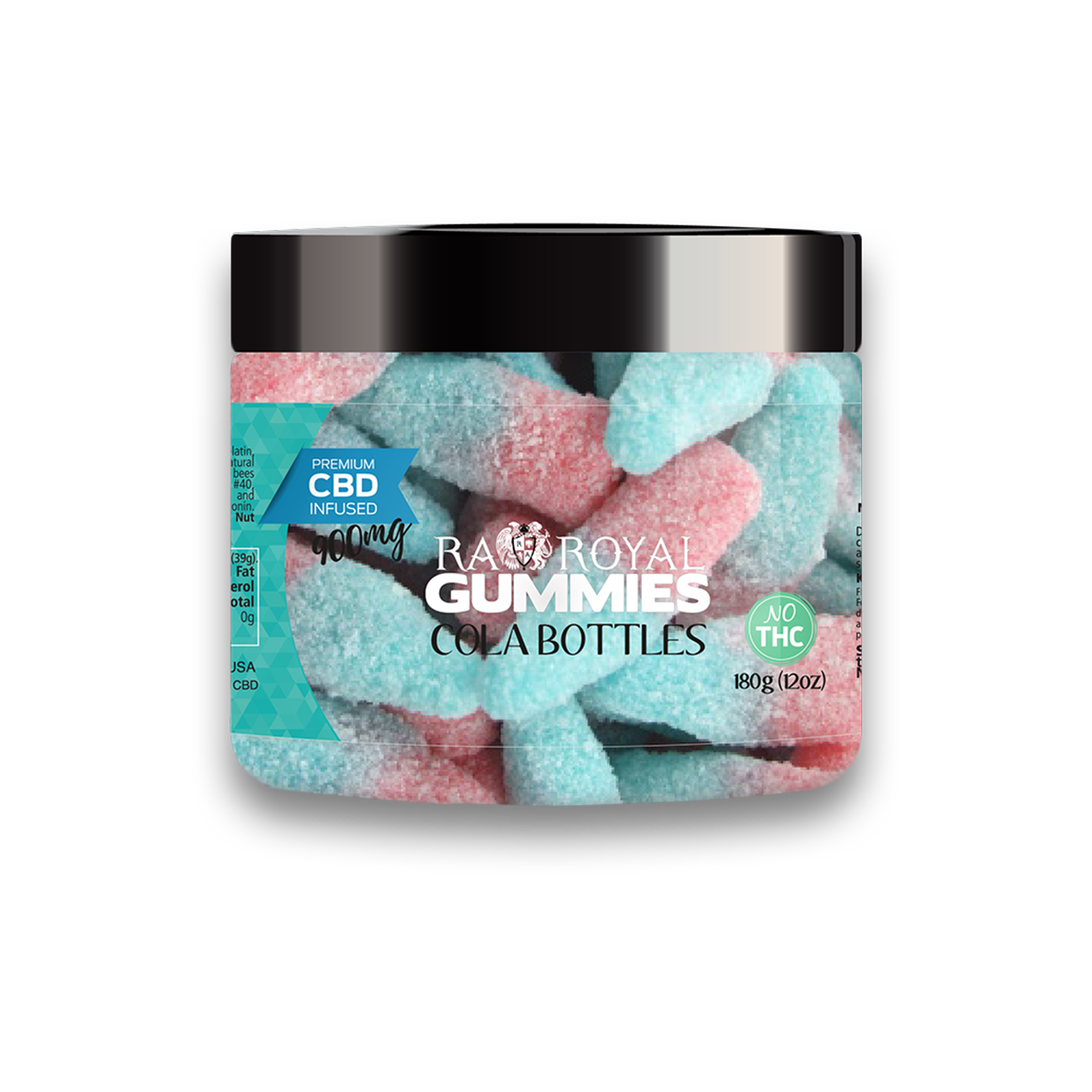 RA Royal: R.A. Royal Gummies: CBD Gummy Bubblegum Cola Jar (900 MG ...