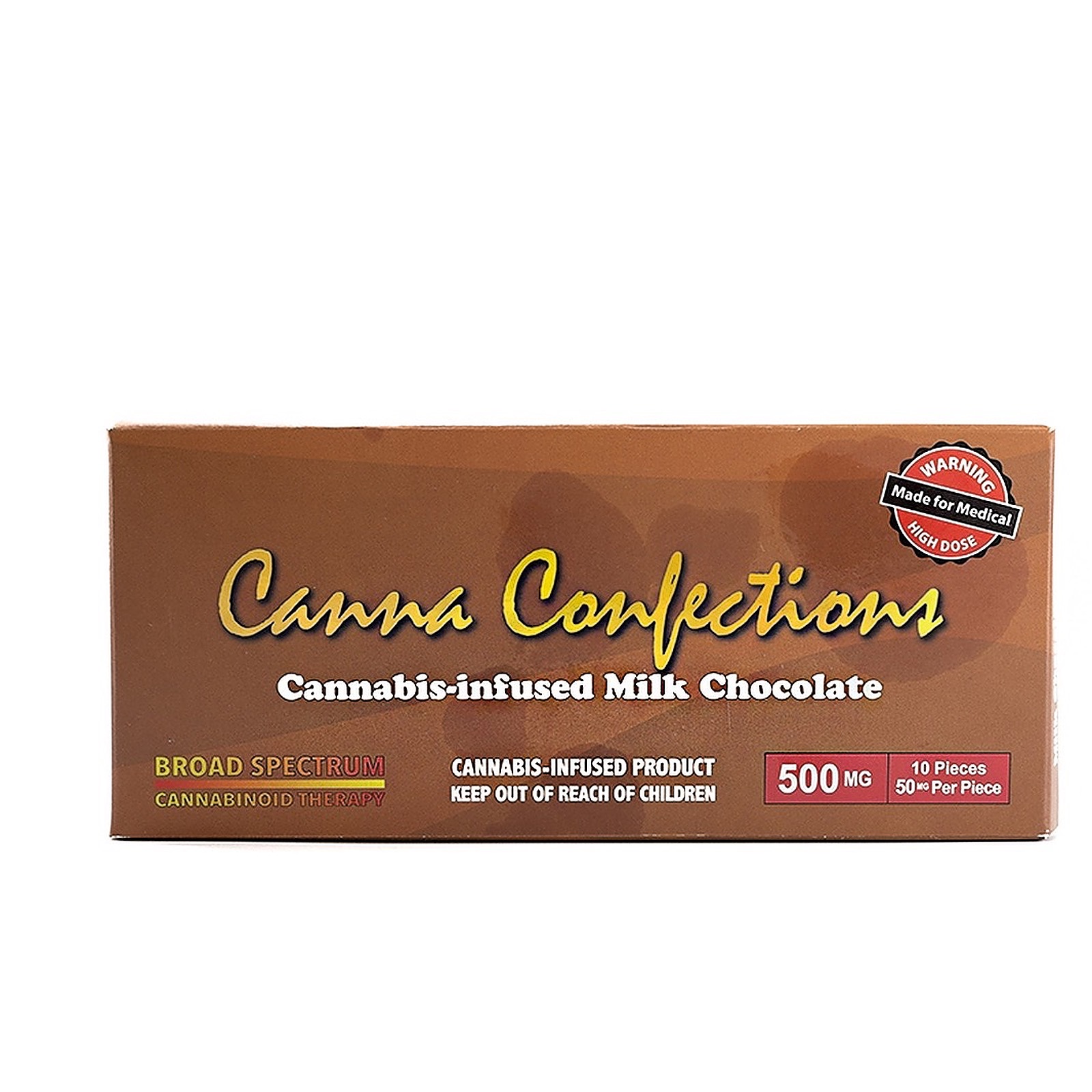Canna Confections: Canna Confections - Milk Chocolate Bar [500mg] | Leafly