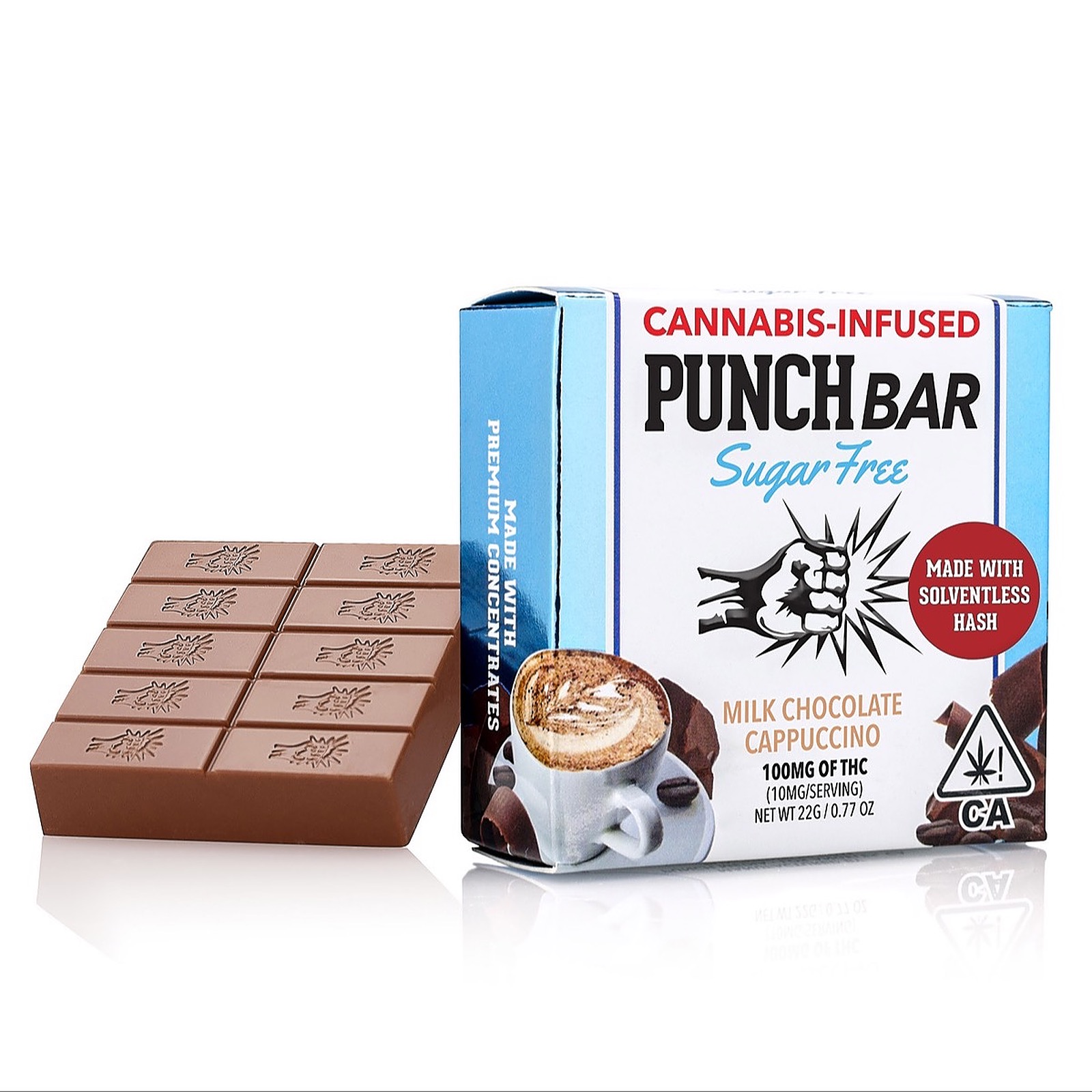 Punch: Sugar Free Milk Chocolate Cappuccino PunchBar | Leafly