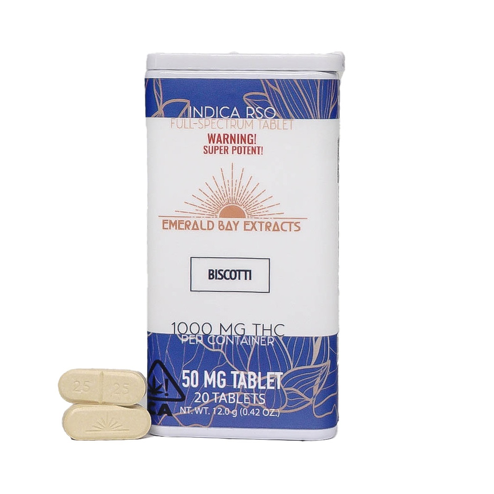 Emerald Bay Extracts: Biscotto RSO Tablet [50mg] (1000mg Package) | Leafly