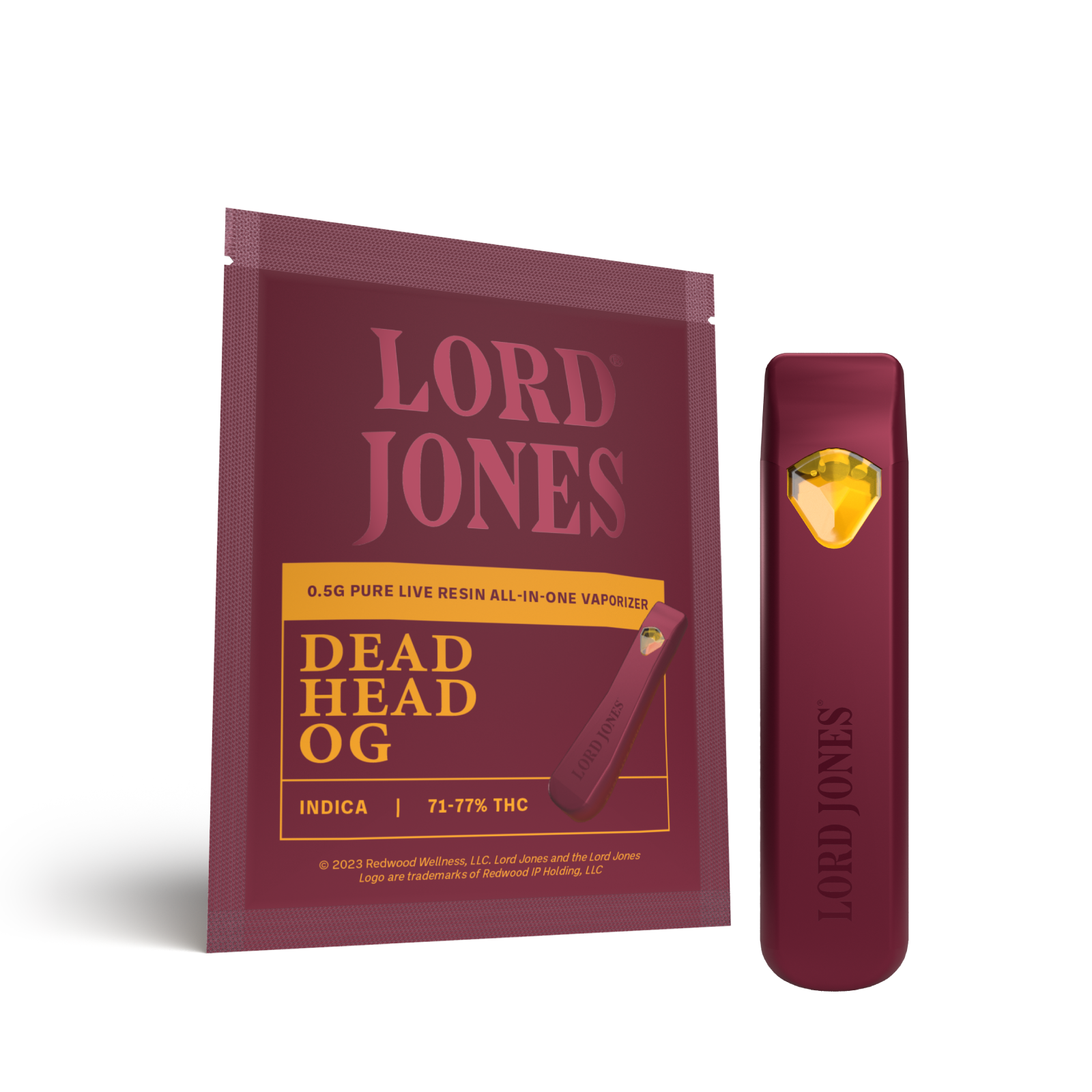 Lord Jones: Deadhead OG Pure Live Resin all-in-one vape | Leafly