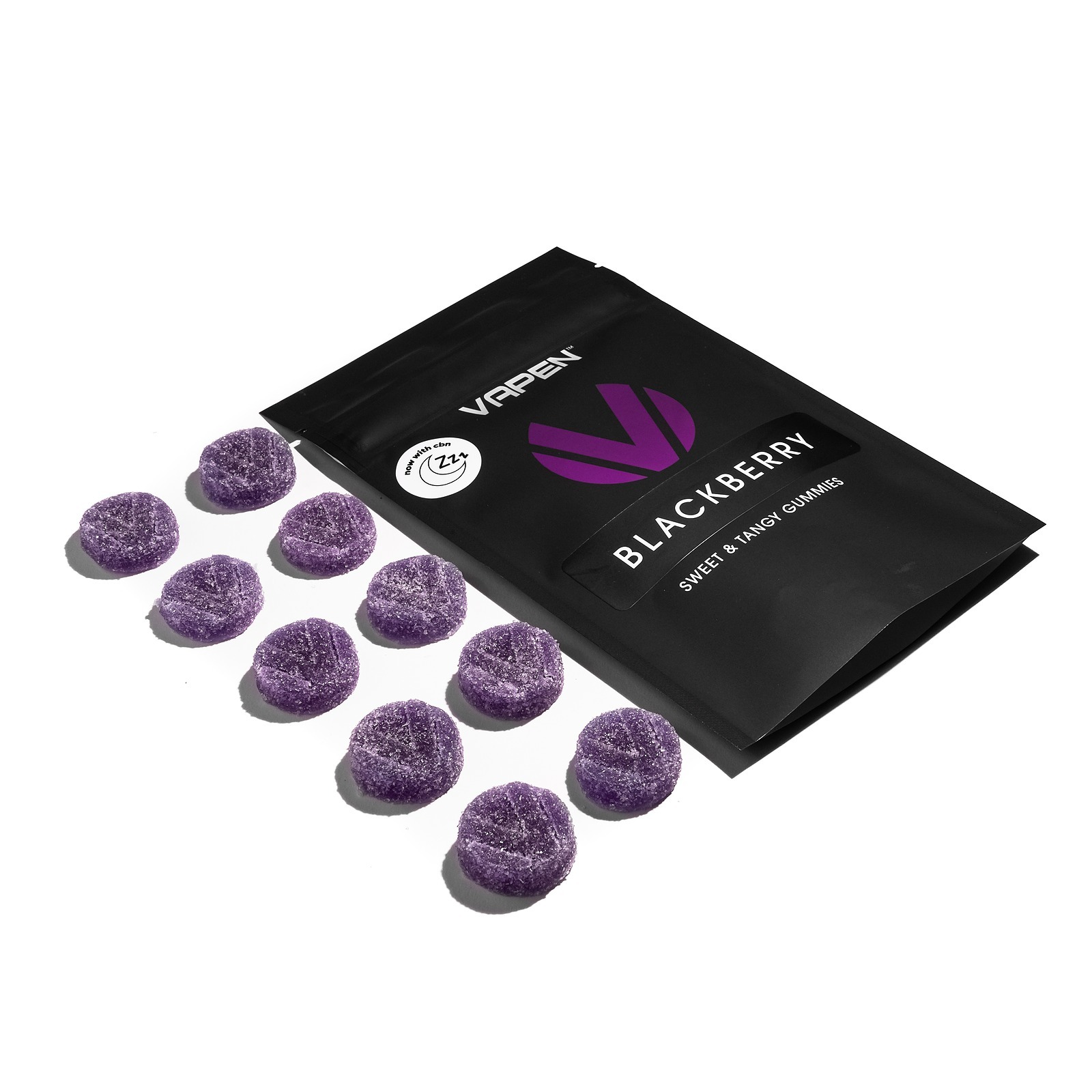 Vapen: 2:1 Blackberry Gummies THC:CBN | Leafly