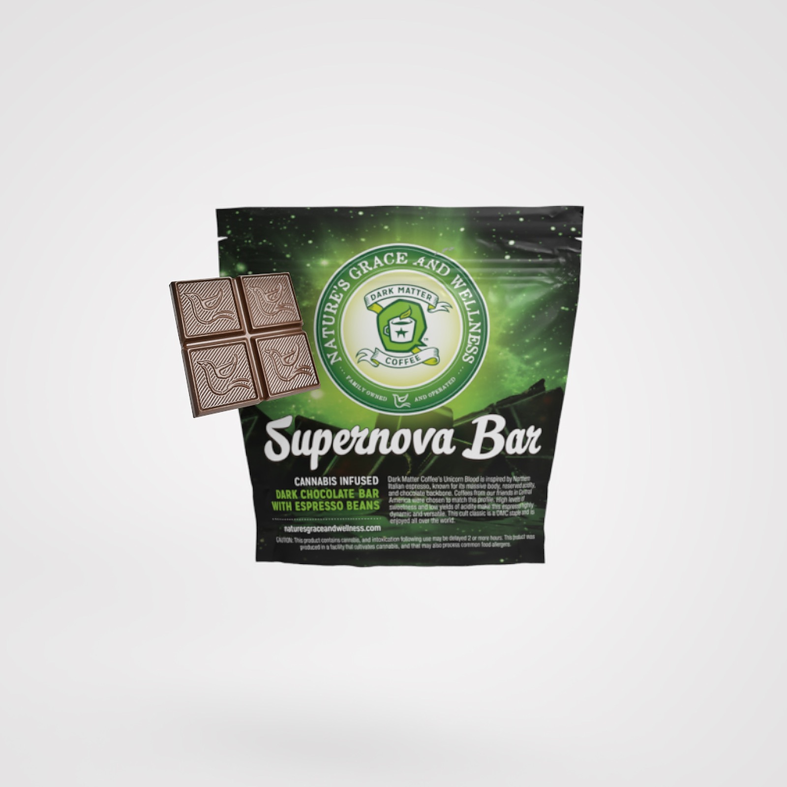Nature's Grace and Wellness: Supernova Bar 100mg | Leafly