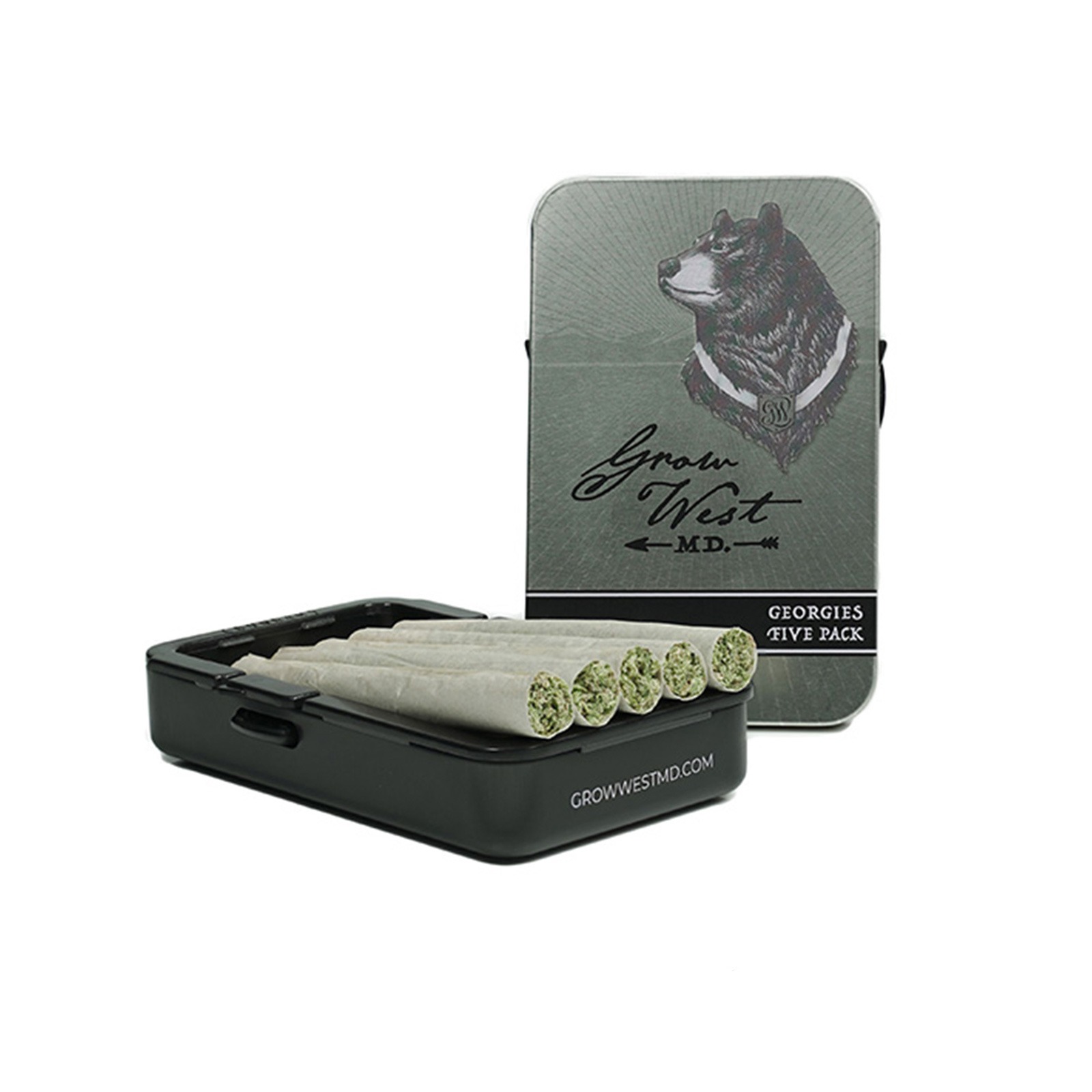 Grow West Cannabis Company: Orange Runtz Georgies | 5 Pack | Leafly