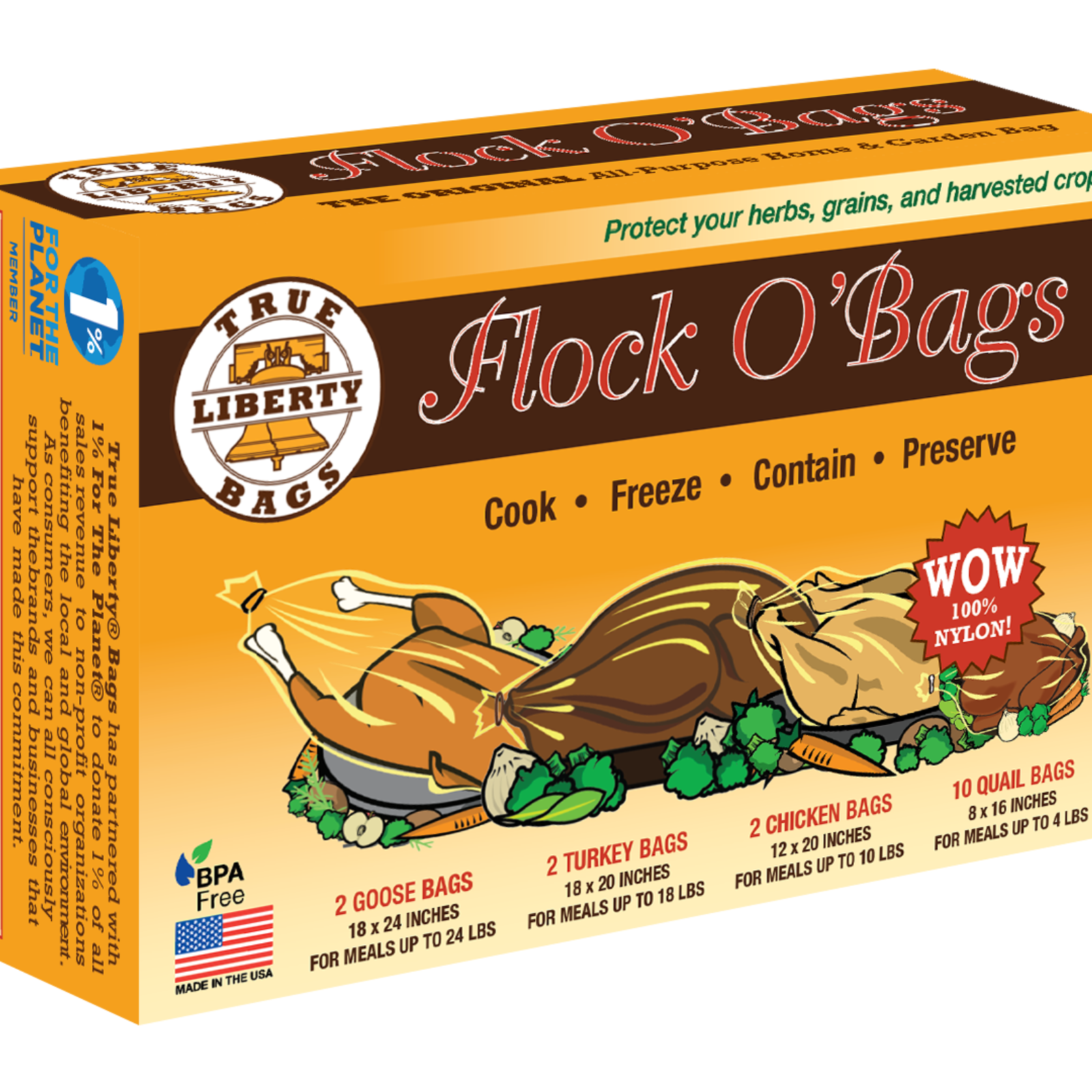 True Liberty Bags: Flock O’ Bags – Multi-pack | Leafly
